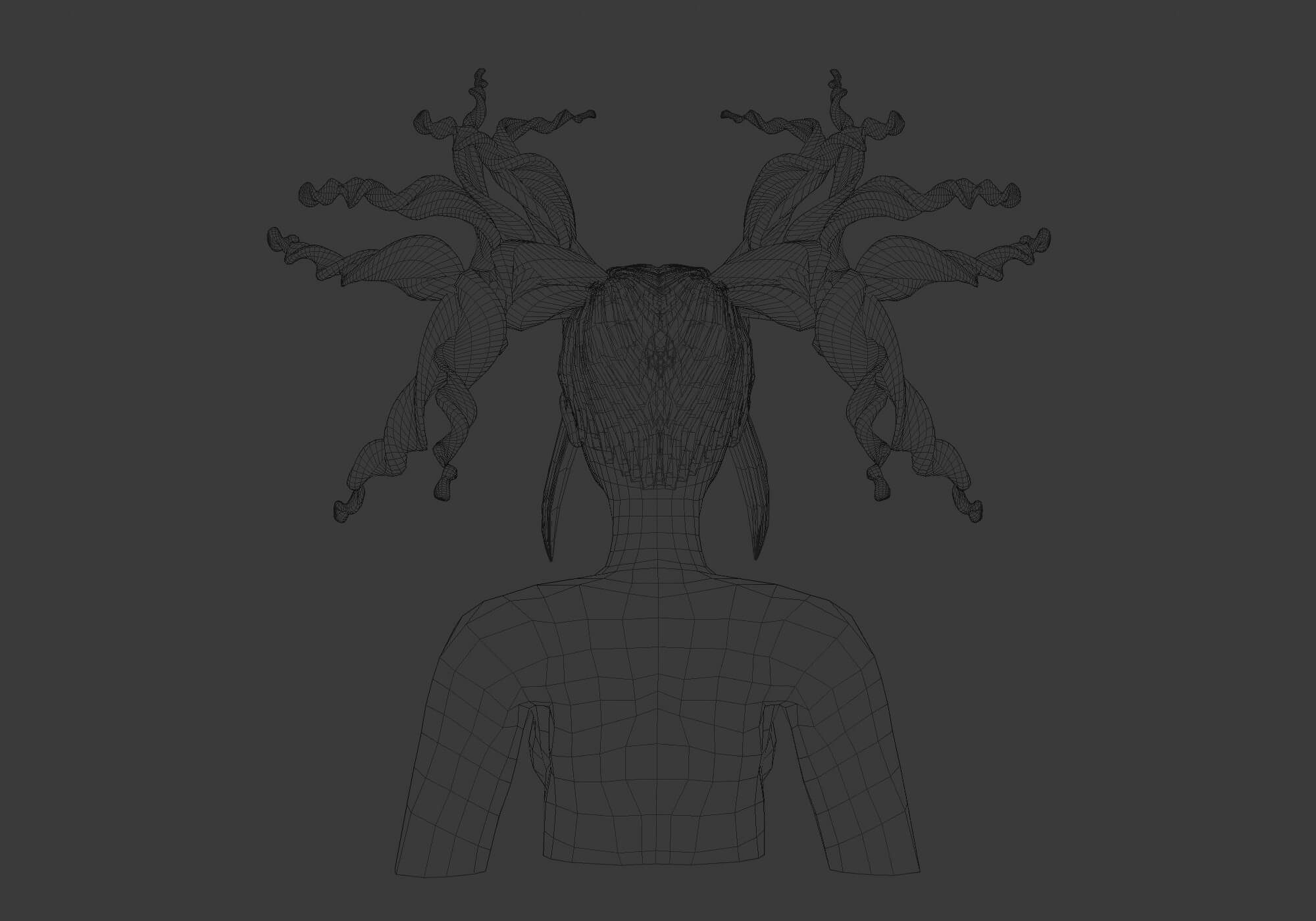 Crazy Female Hairstyle V26033 - 3D Model by nickianimations