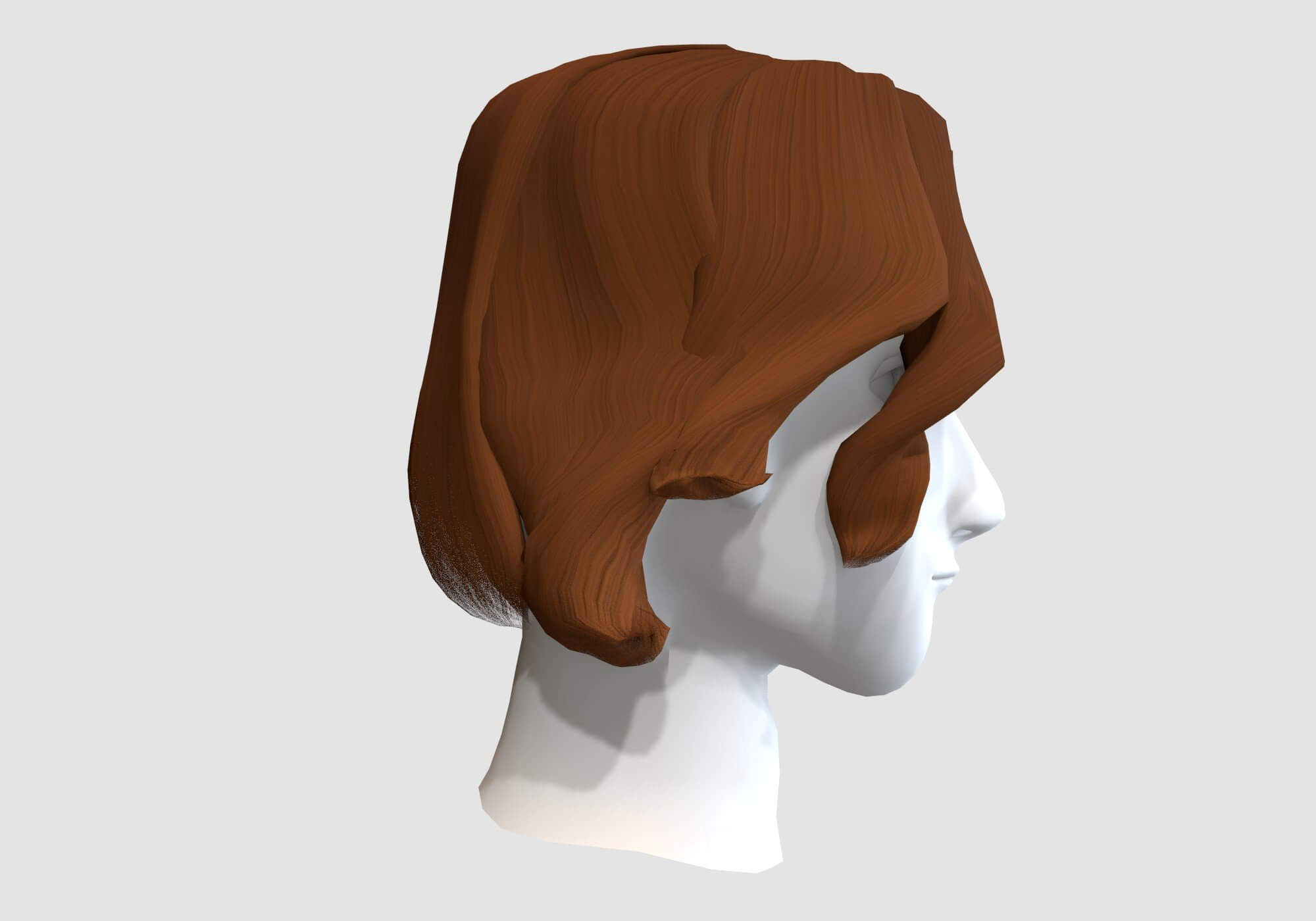 Curtains Wavy Hairstyle - 3D Model by nickianimations