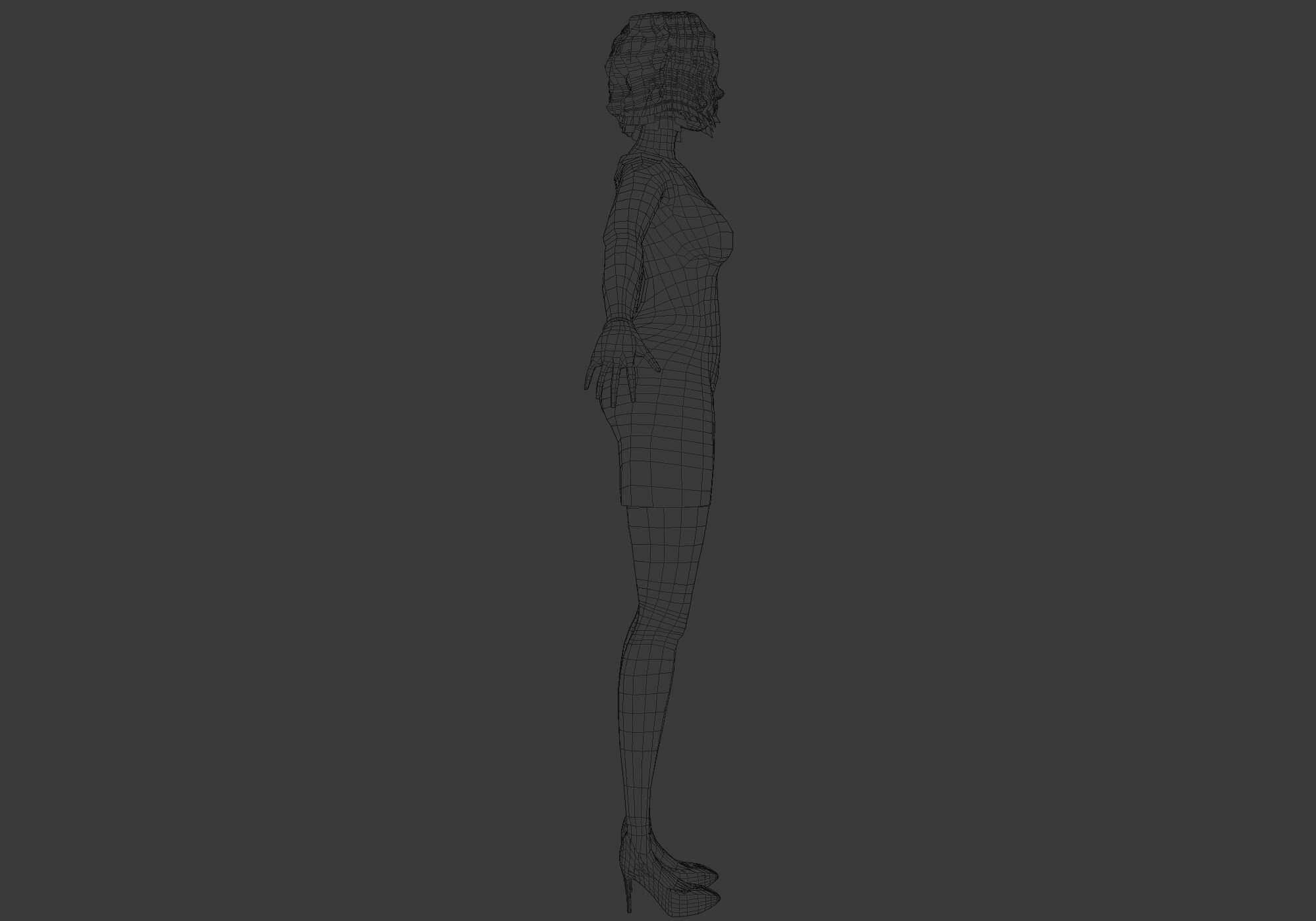 Curvy Woman - 3D Model by nickianimations