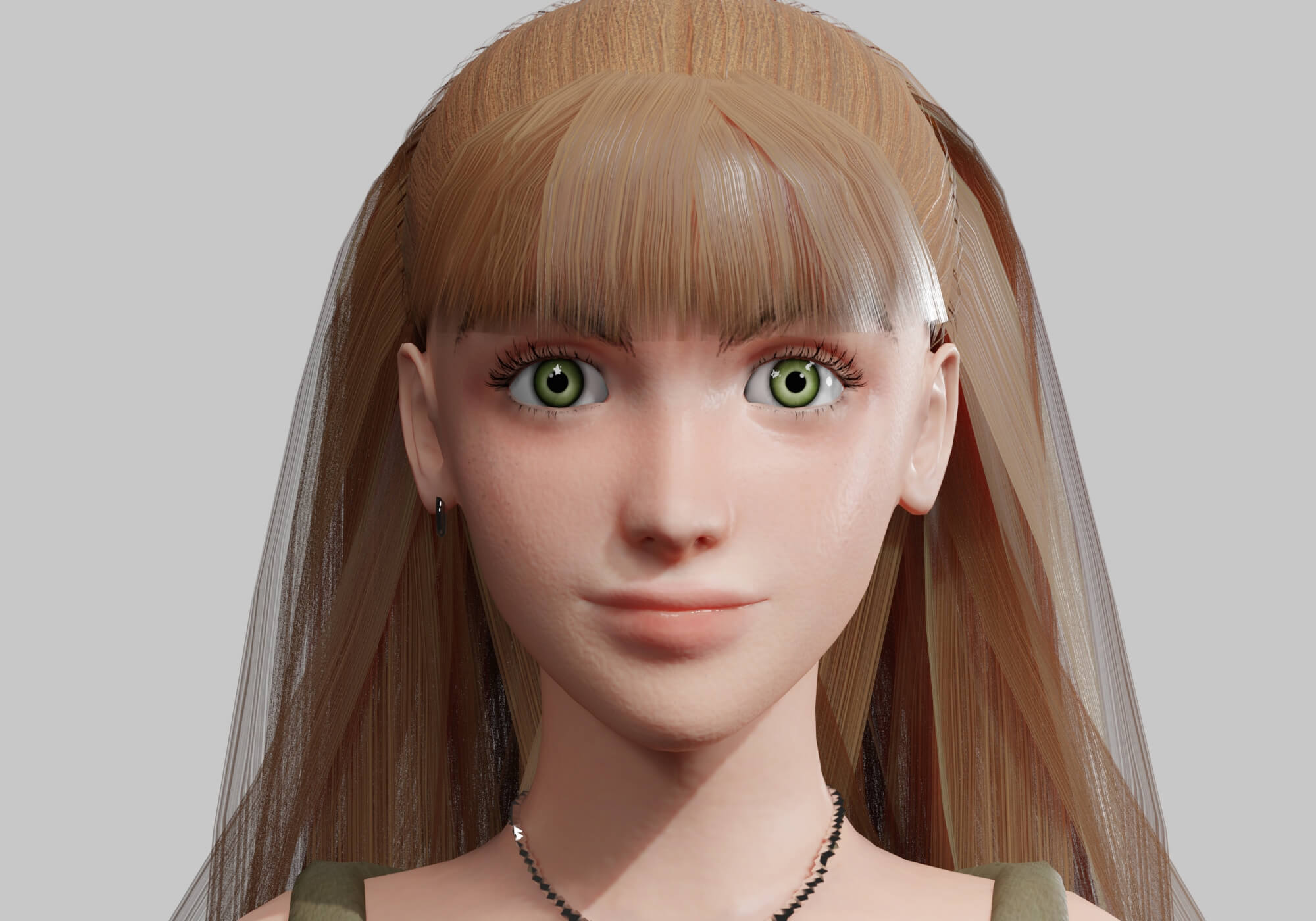 Cute Basic Woman V31350 - 3D Model by nickianimations