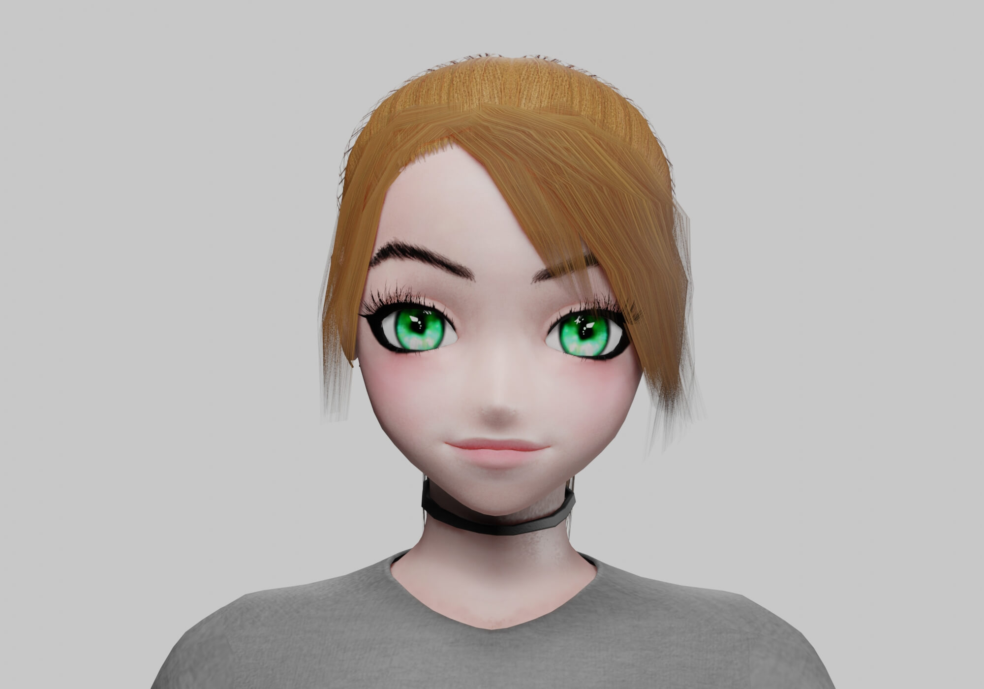 Cute Classic Girl V20080 - 3D Model by nickianimations