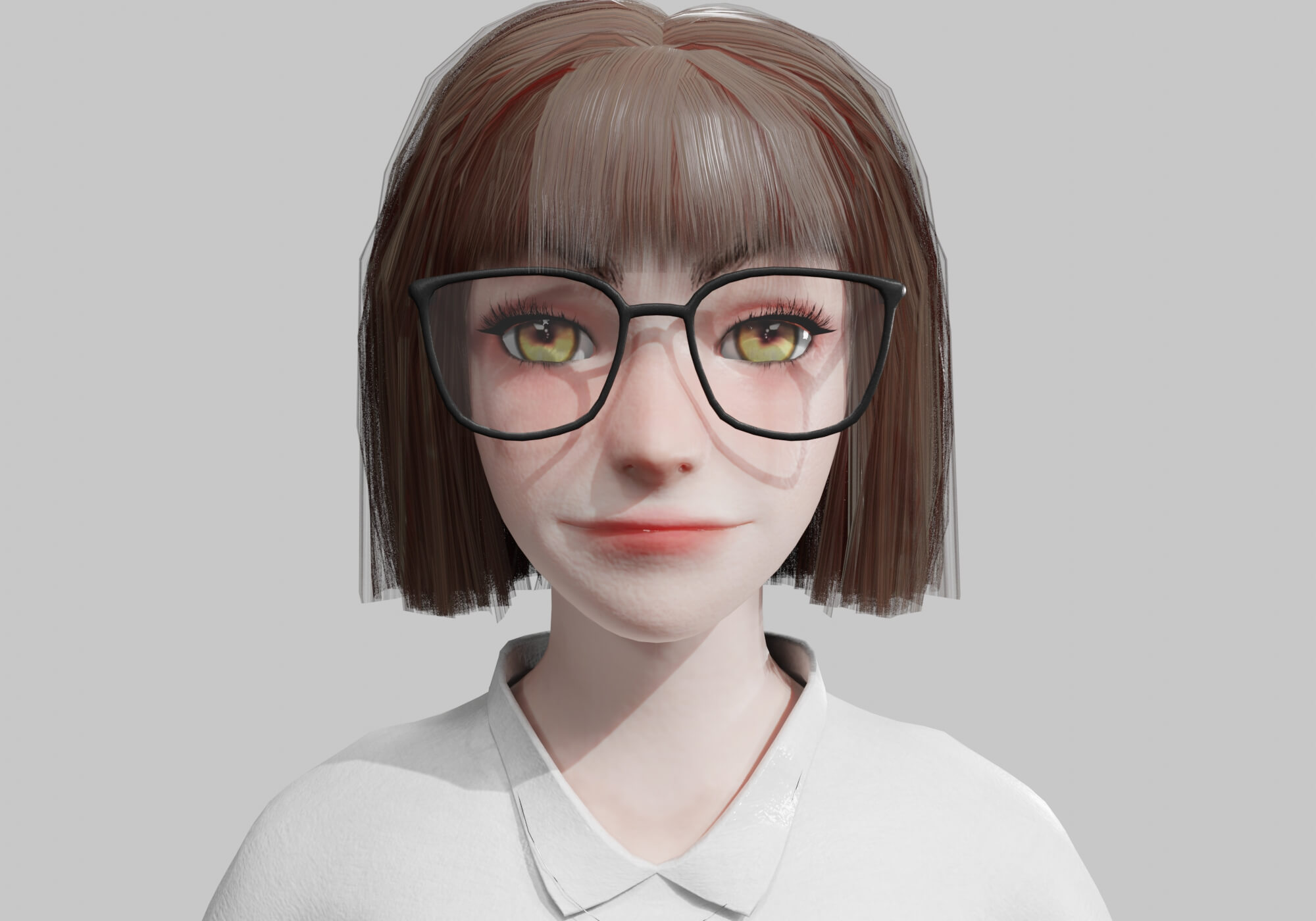 Cute Classic Woman V29174 3d Model By Nickianimations