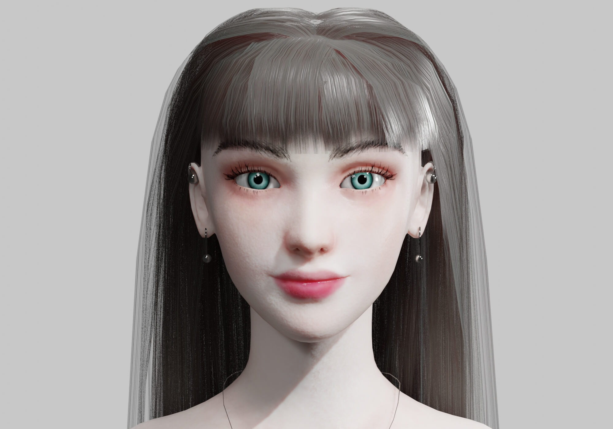 Cute Classic Woman V31129 3d Model By Nickianimations