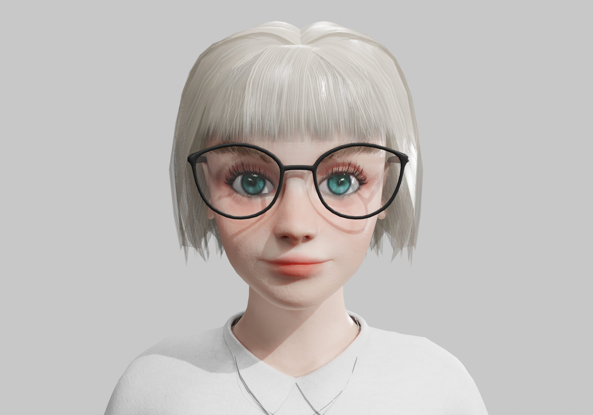 Cute Classic Woman V34251 - 3D Model by nickianimations