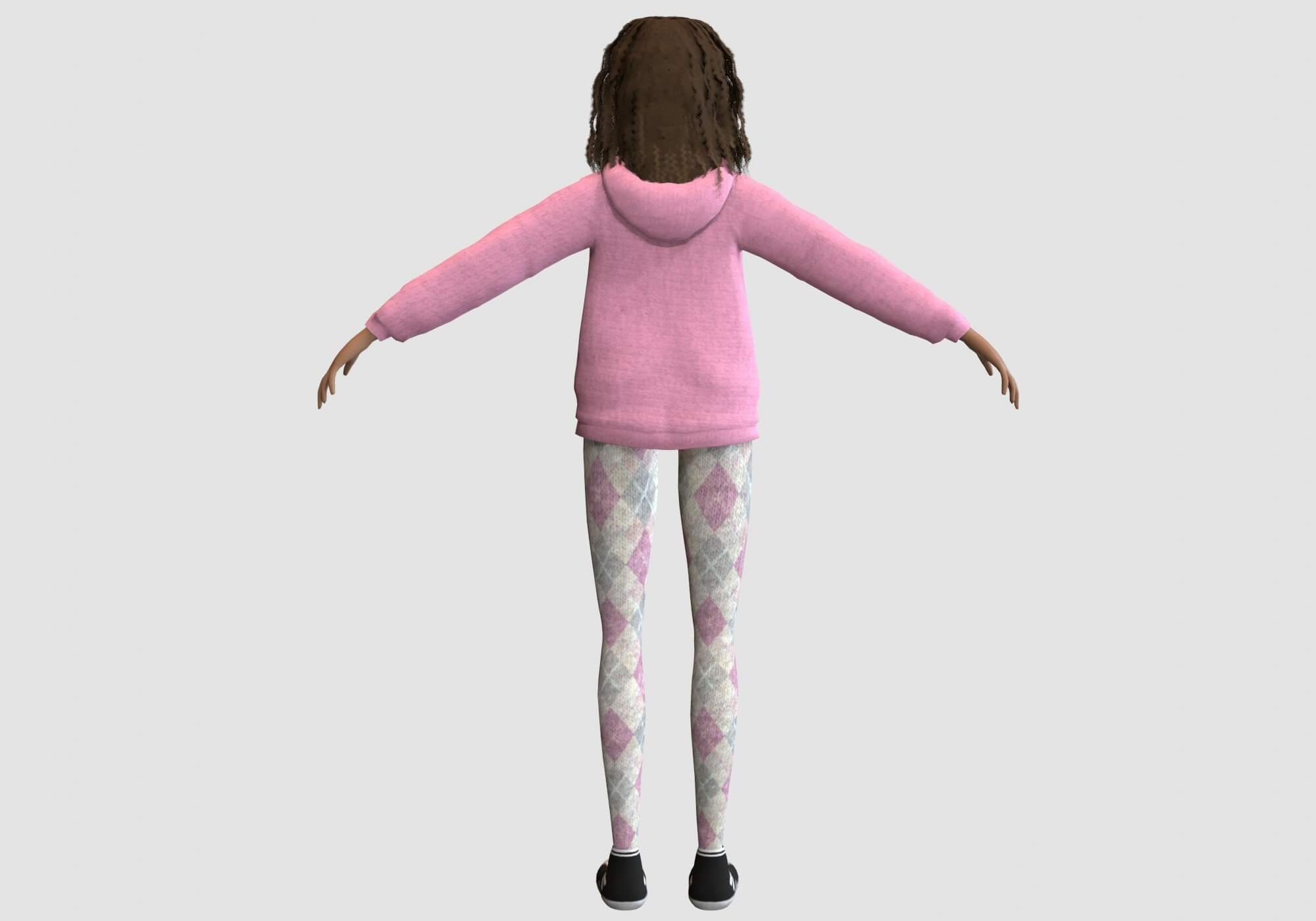 Cute Female - 3D Model by nickianimations