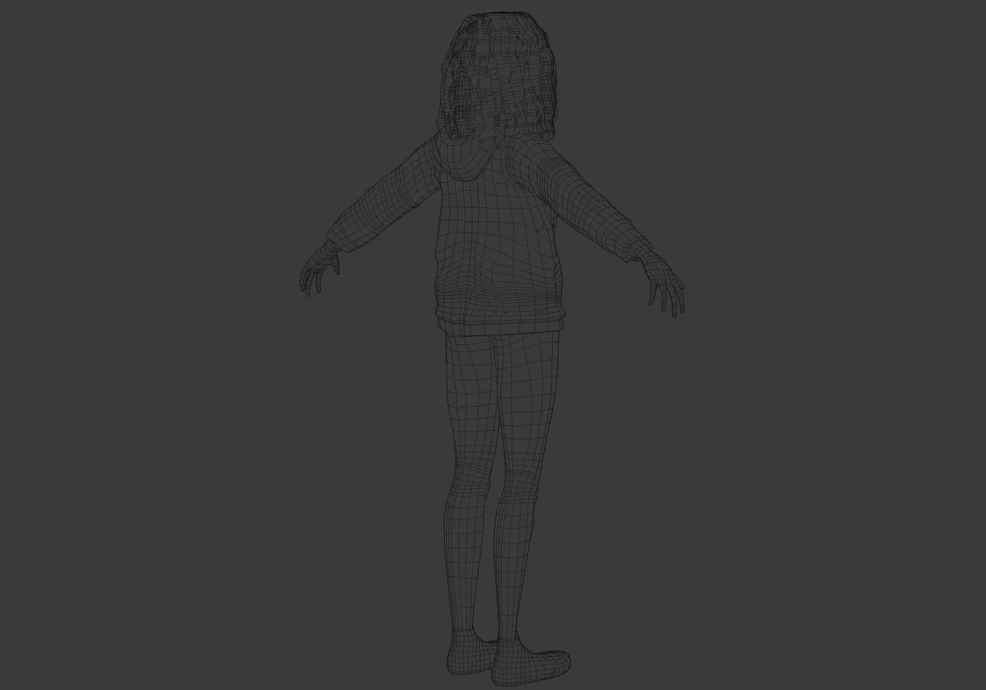 Cute Female - 3D Model by nickianimations