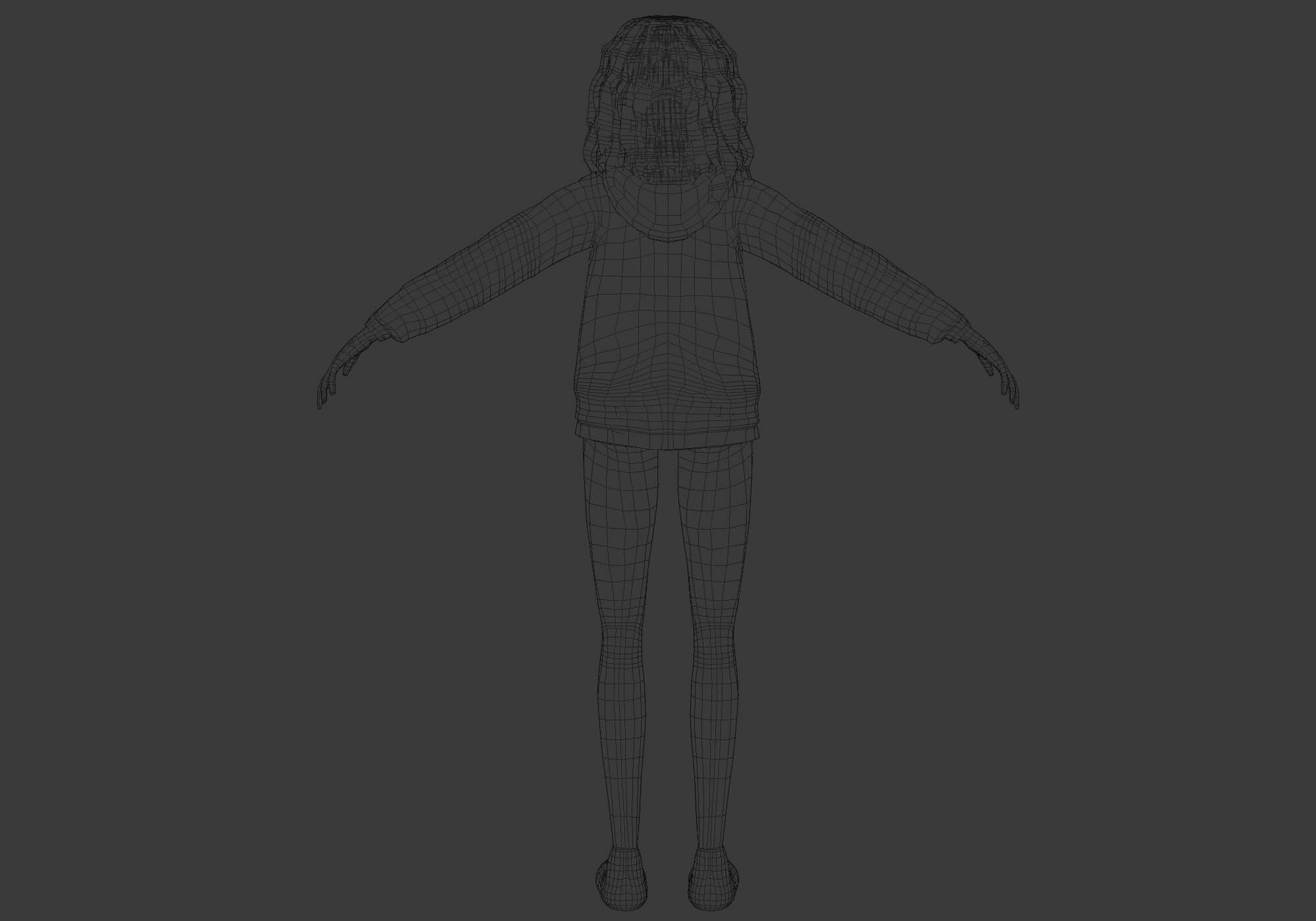 Cute Female - 3D Model by nickianimations