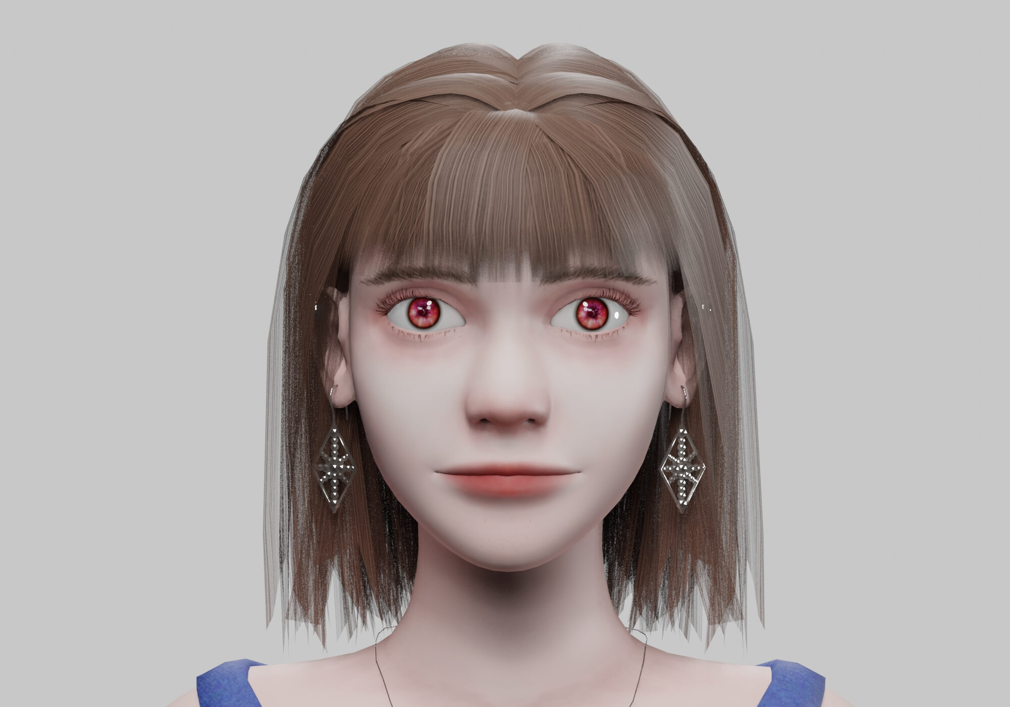 Cute Pretty Woman V30860 - 3D Model by nickianimations