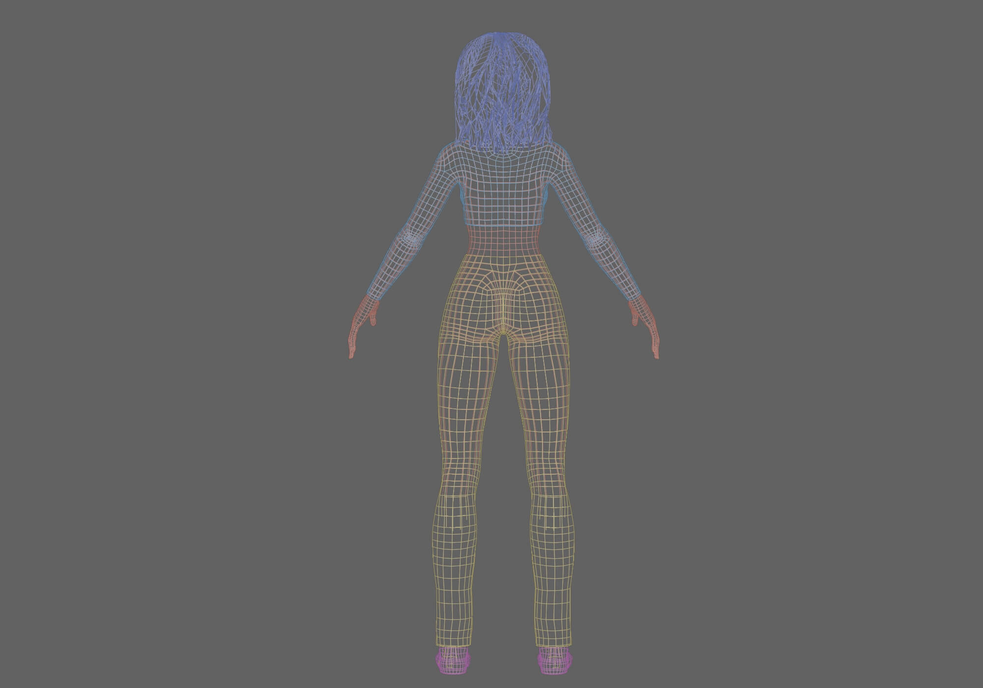 Cute Stylized Girl V35817 - 3D Model by nickianimations