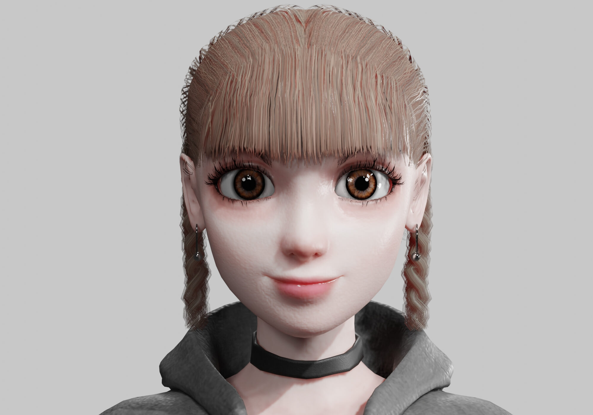 Cute Stylized Woman V29232 - 3D Model by nickianimations