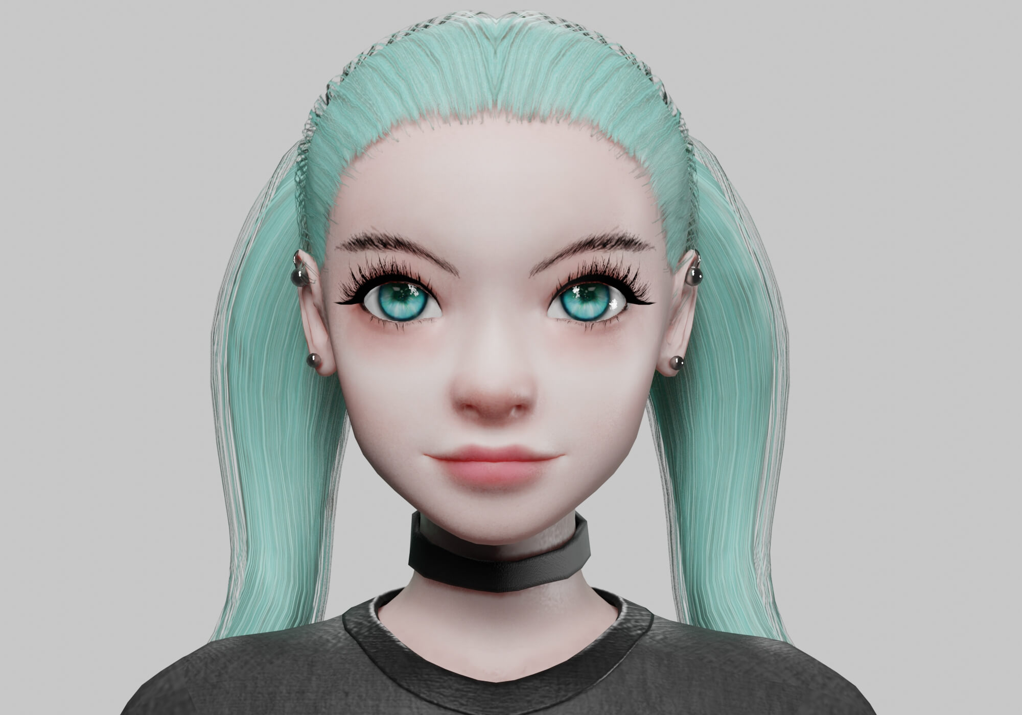 Cute Teen Woman V29744 - 3D Model by nickianimations