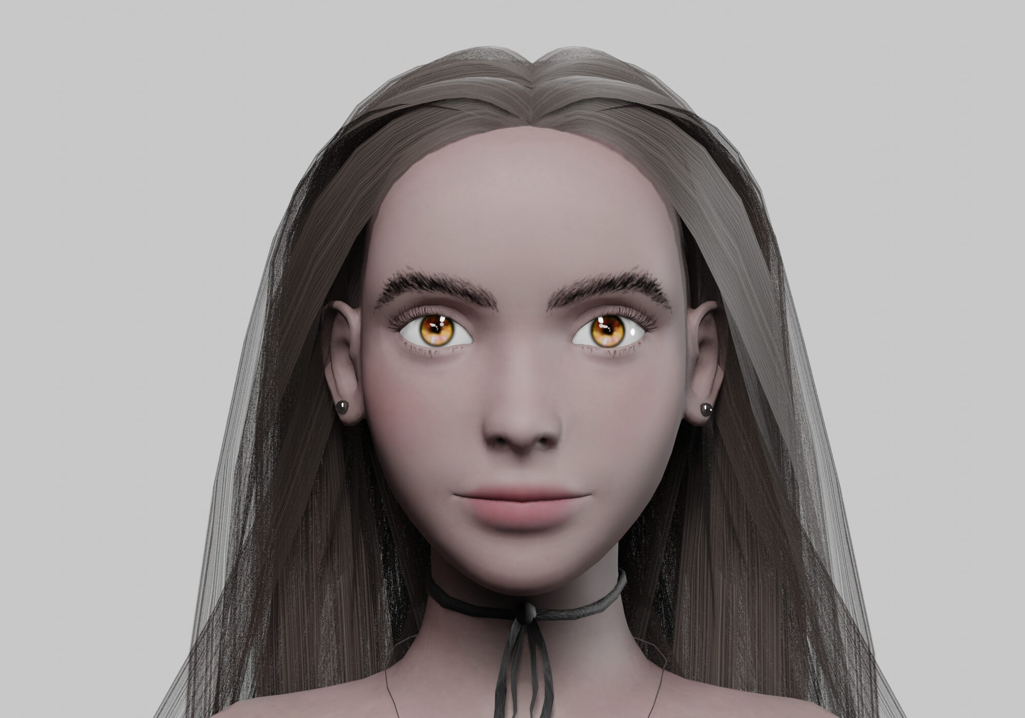 Cute Teen Woman V31354 - 3D Model by nickianimations