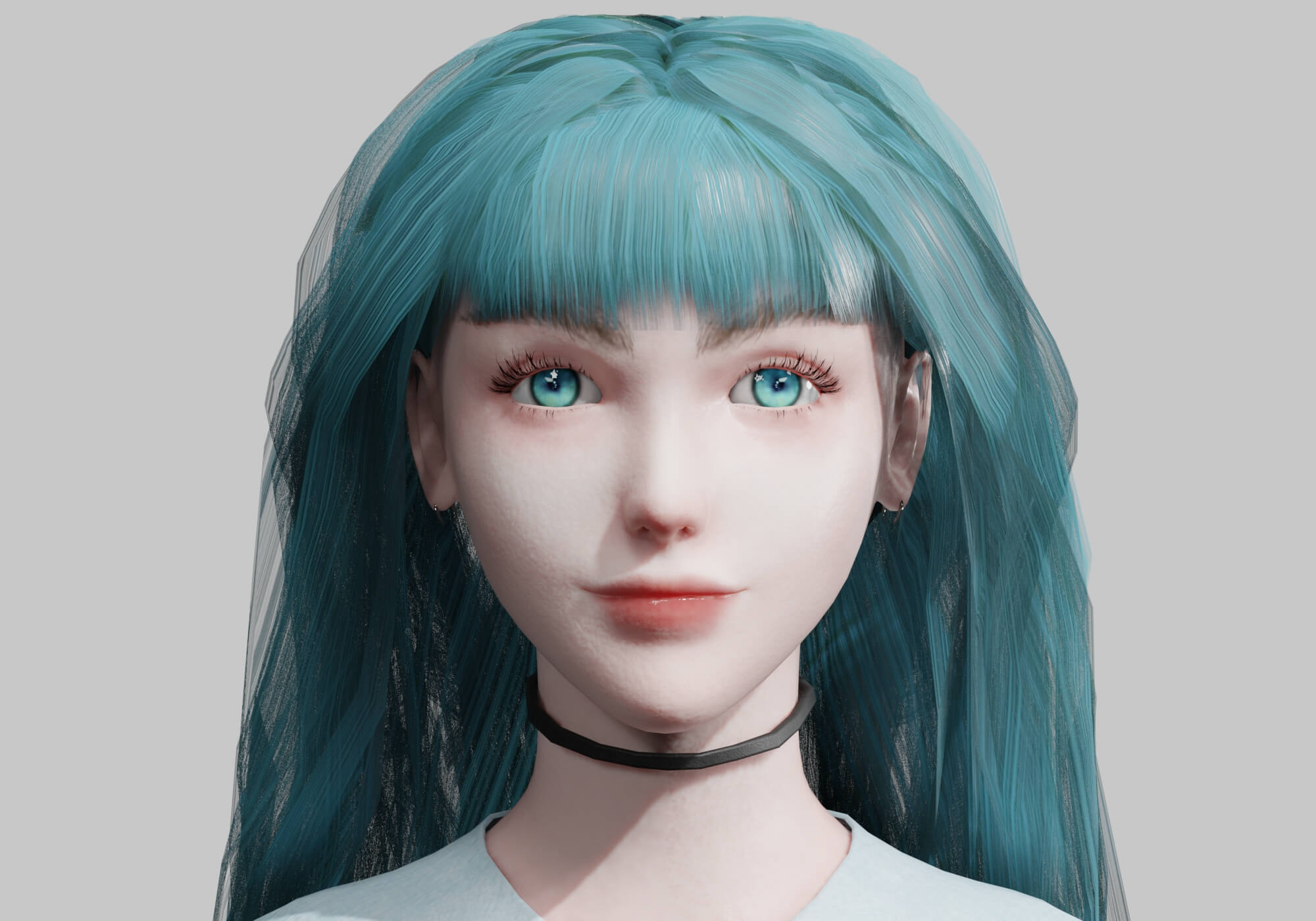 Cute Teen Woman V35325 - 3D Model by nickianimations