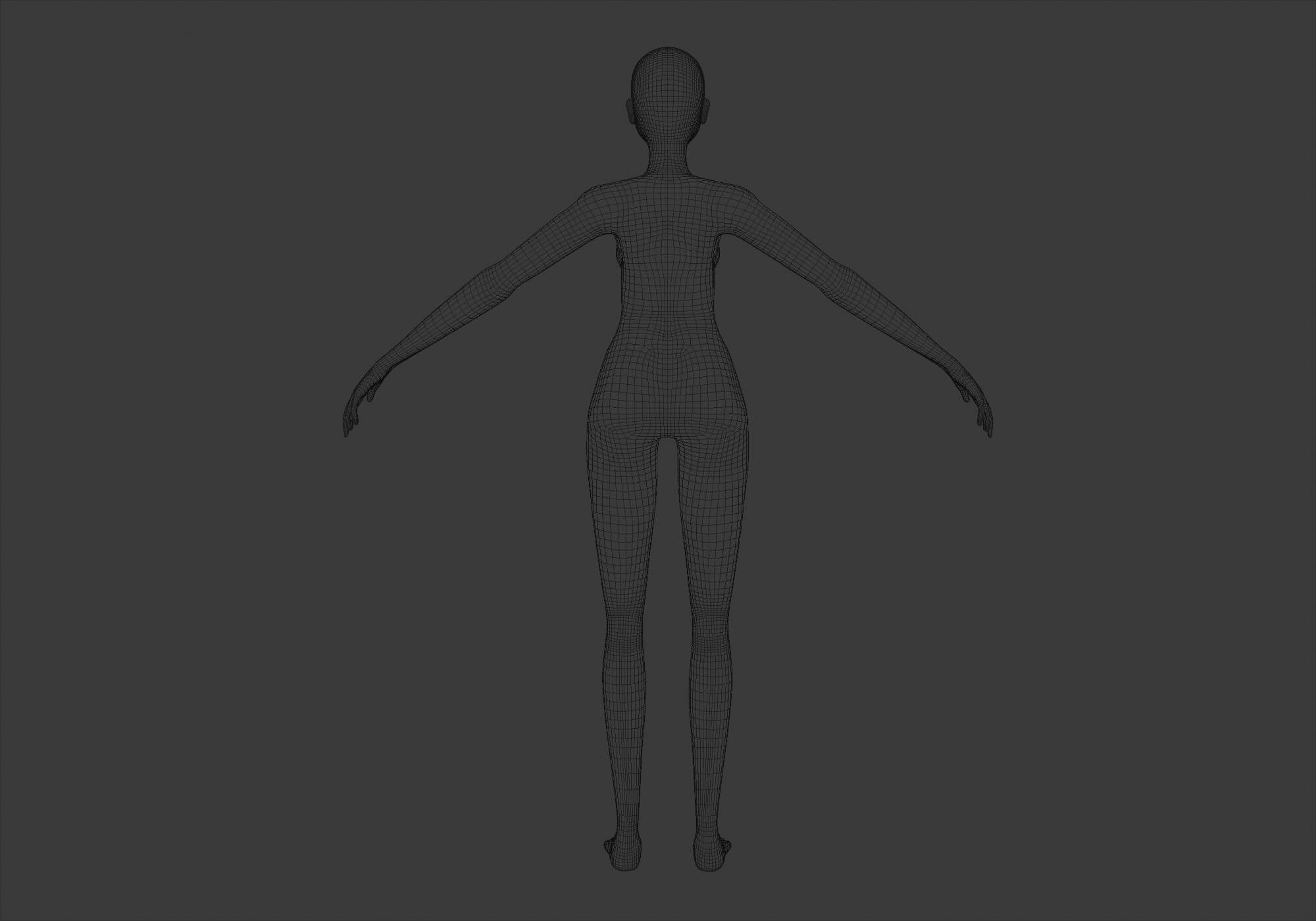 Female Basic Woman v31220 - 3D Model by nickianimations