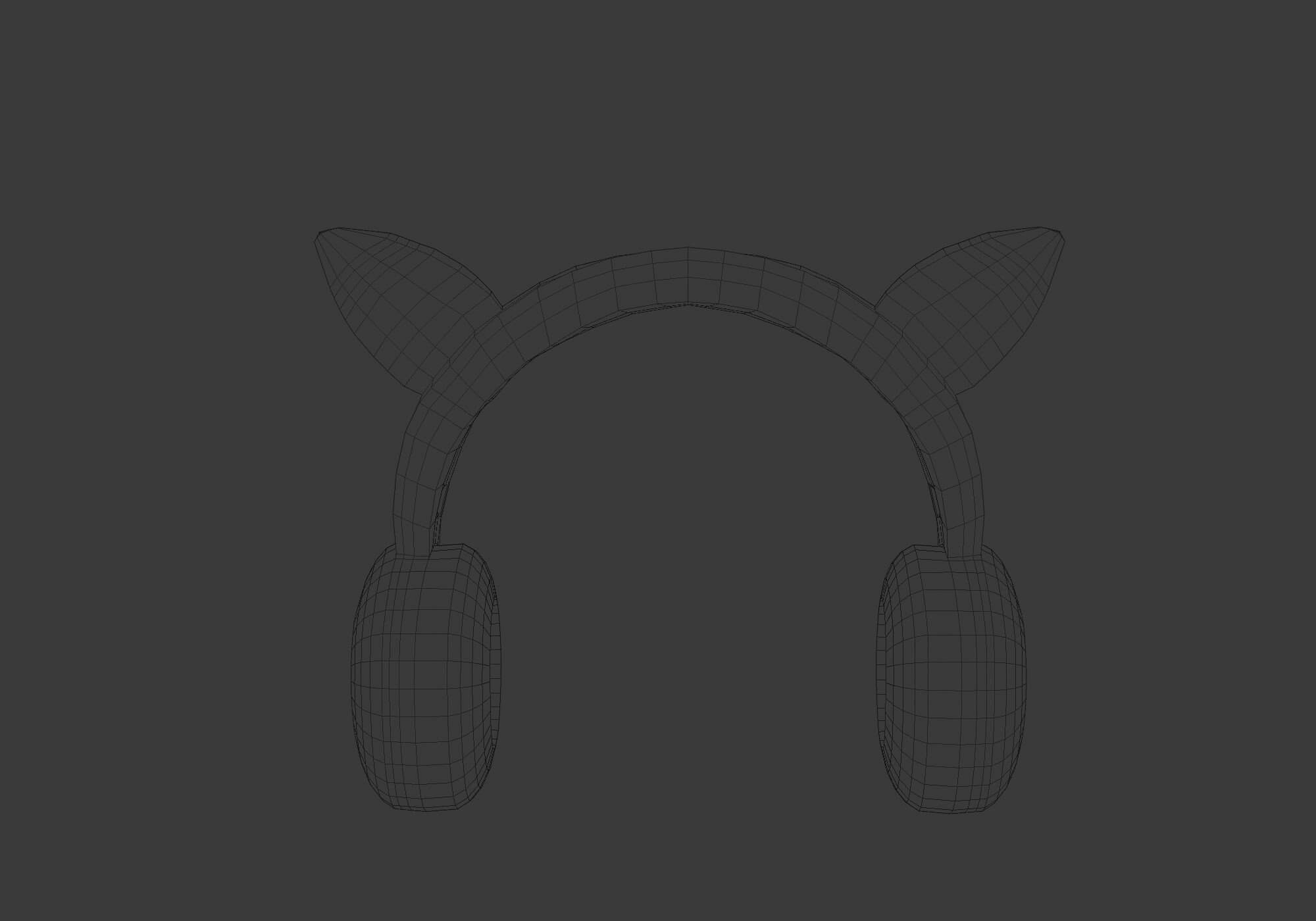 Female Cartoon Headphones - 3D Model by nickianimations
