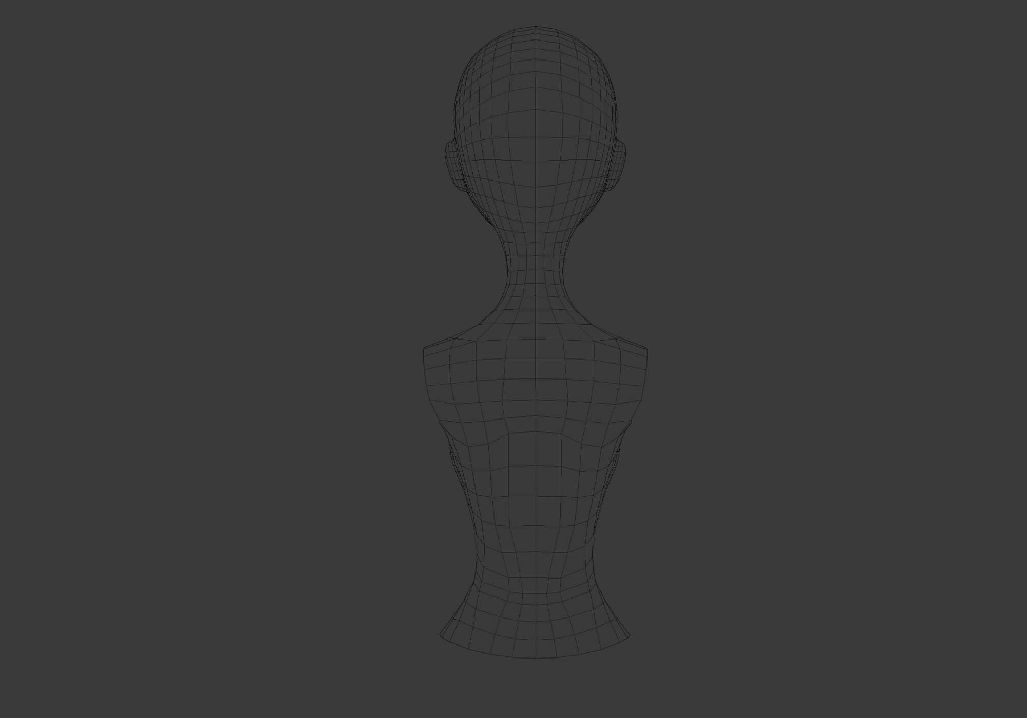 Female Girl Torso - 3D Model by nickianimations