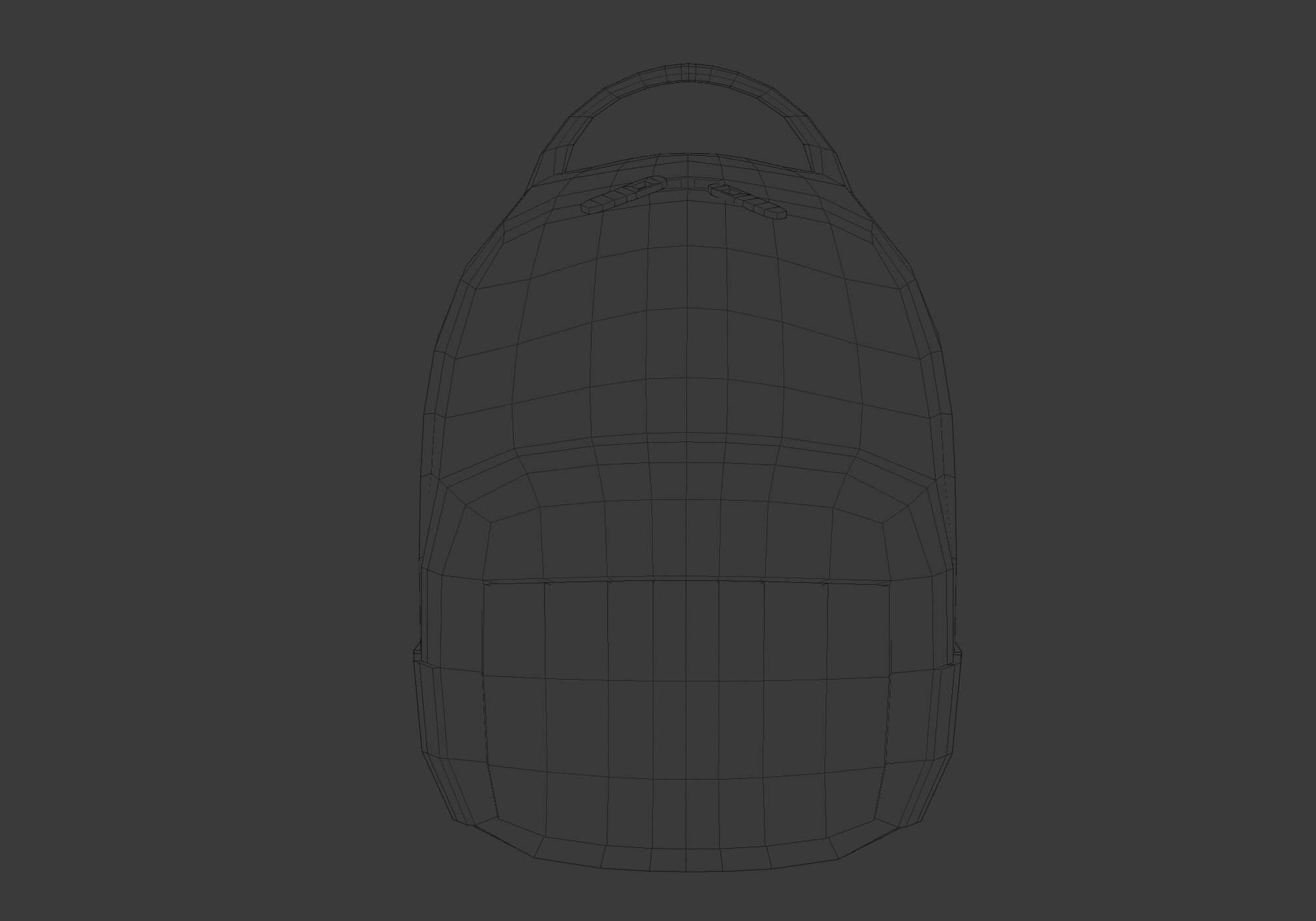 Gray Cartoon Backpack - 3D Model by nickianimations