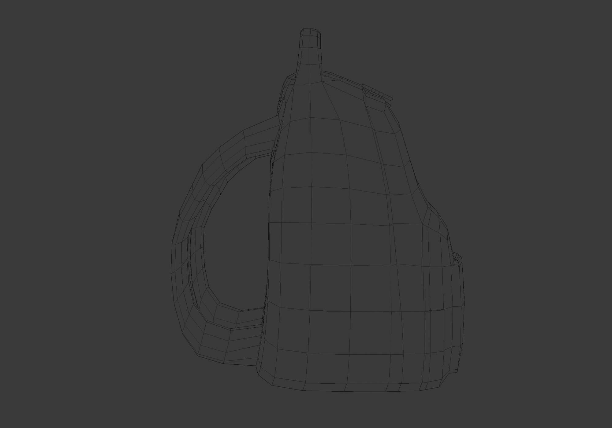 Gray Cartoon Backpack - 3D Model by nickianimations