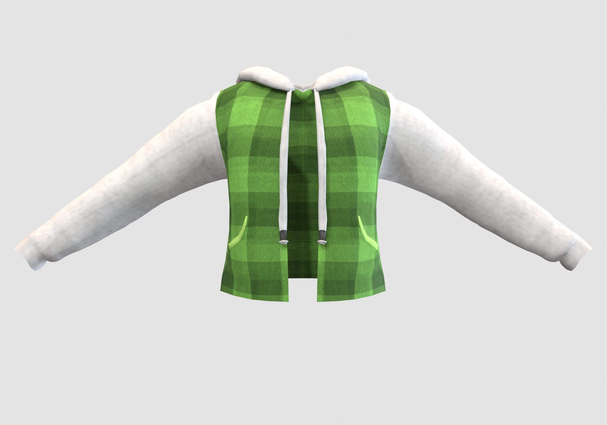 Green Cartoon Jacket - 3D Model by nickianimations