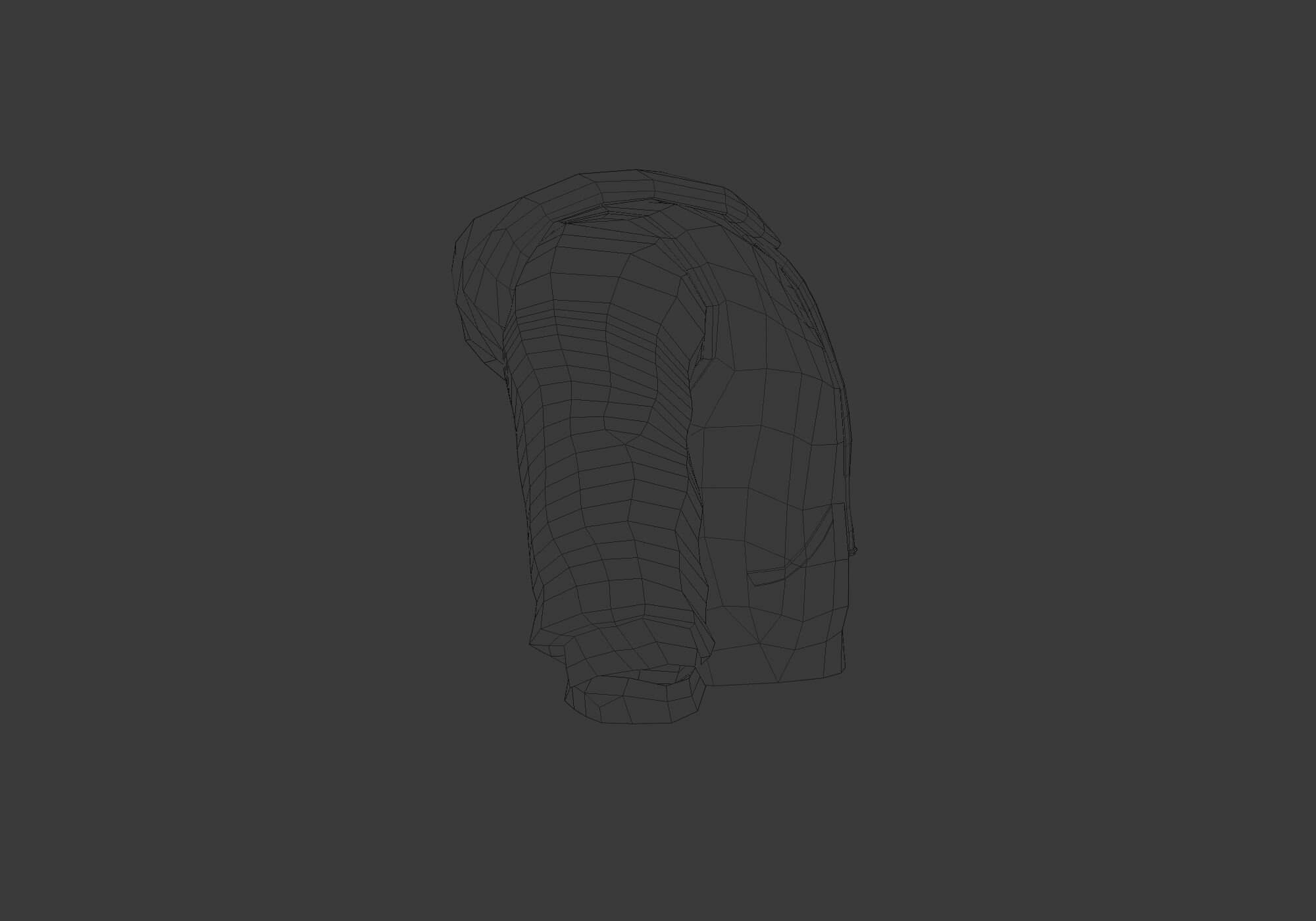 Green Cartoon Jacket - 3D Model by nickianimations