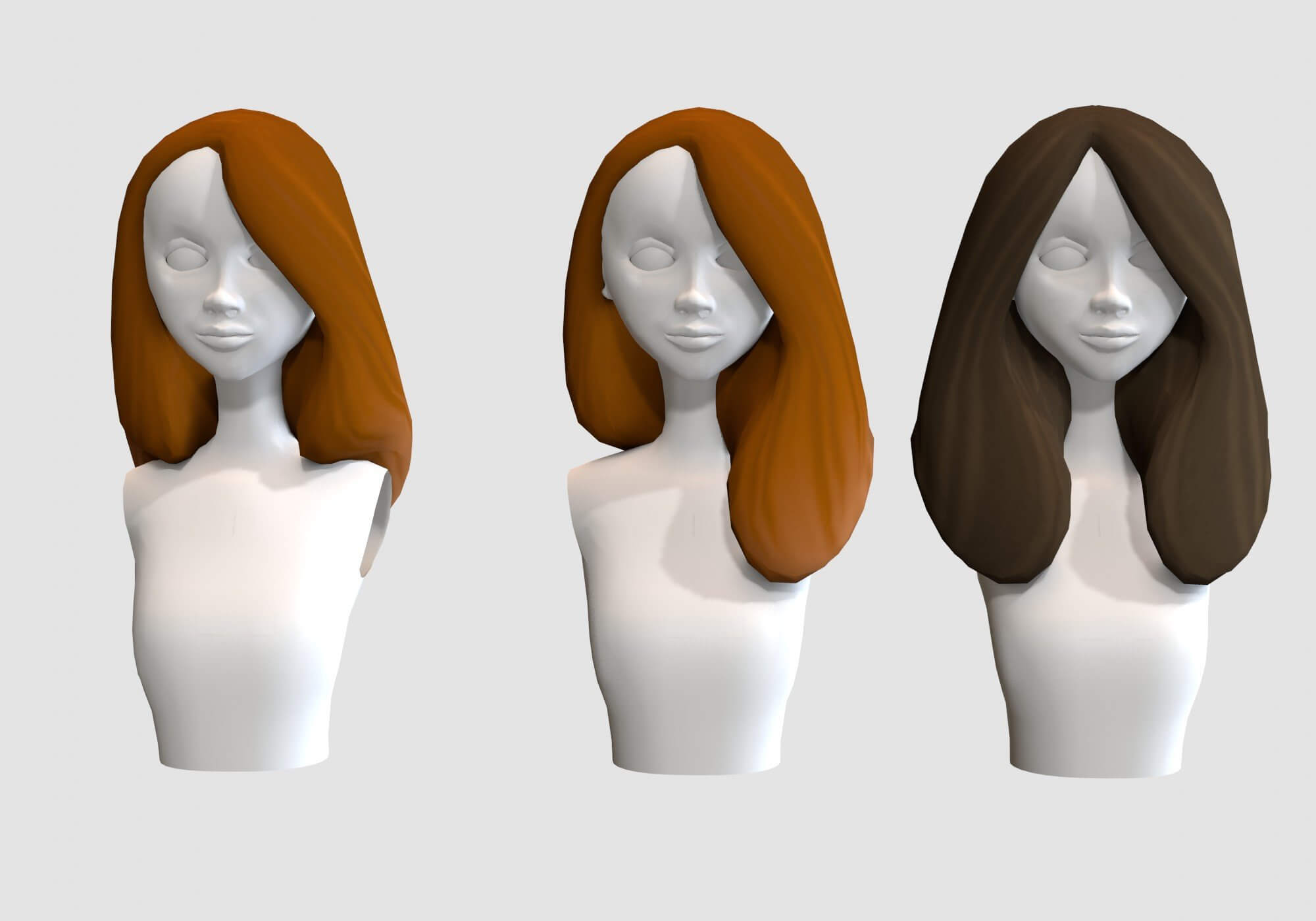 Hairstyles Collection - 3D Model by nickianimations