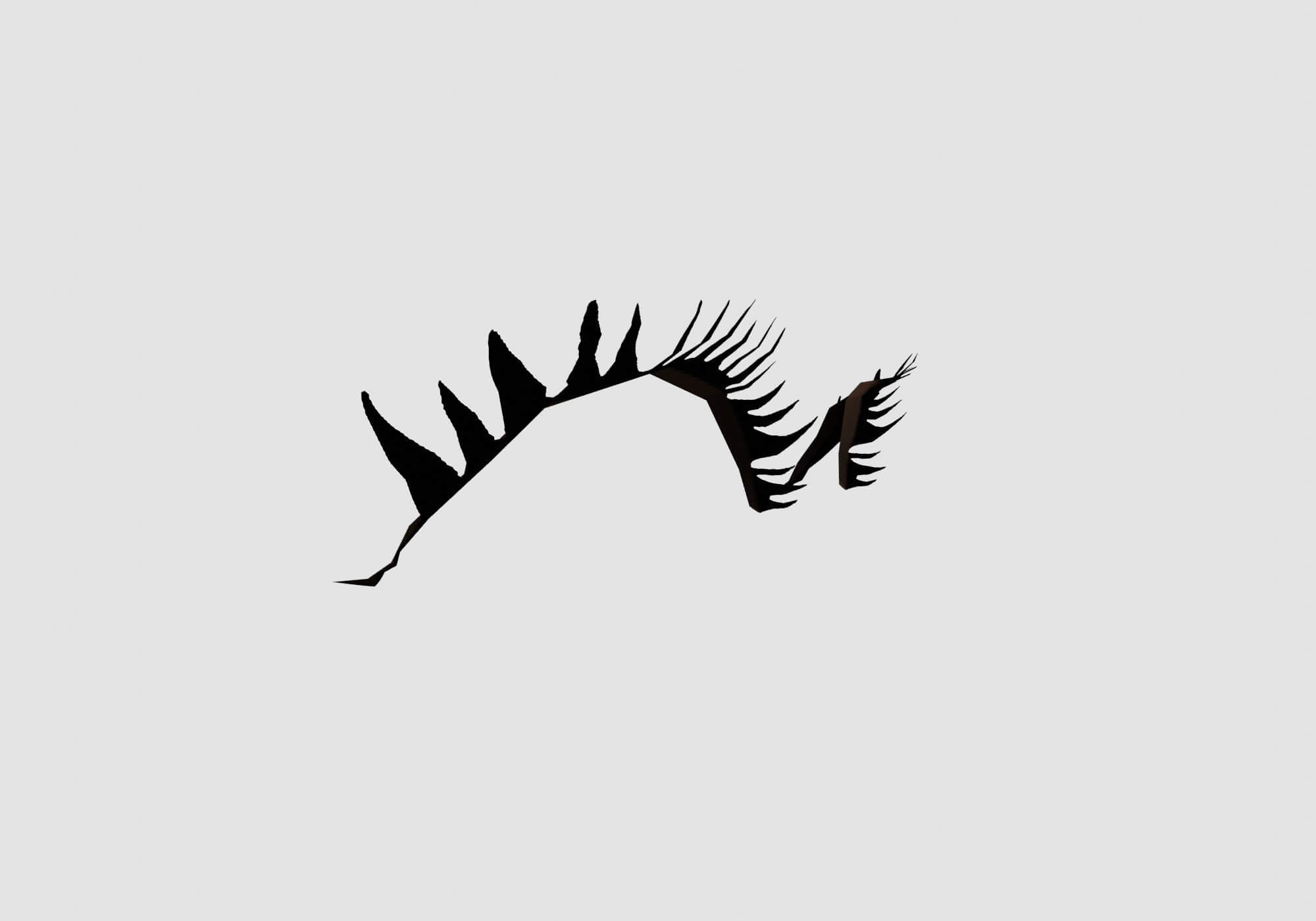 Long Cartoon Lashes - 3D Model by nickianimations