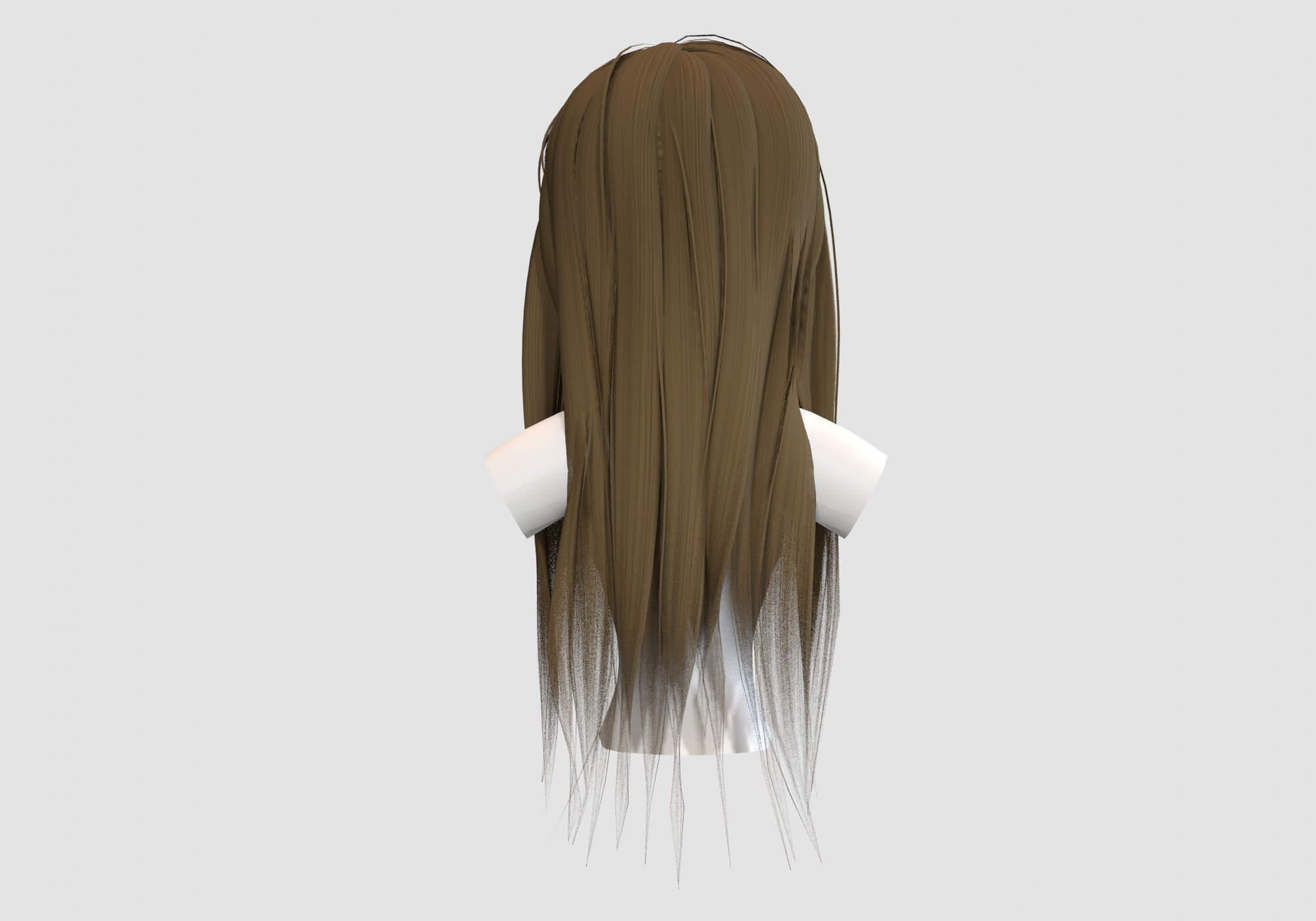 Long Sharp Hairstyle - 3D Model by nickianimations