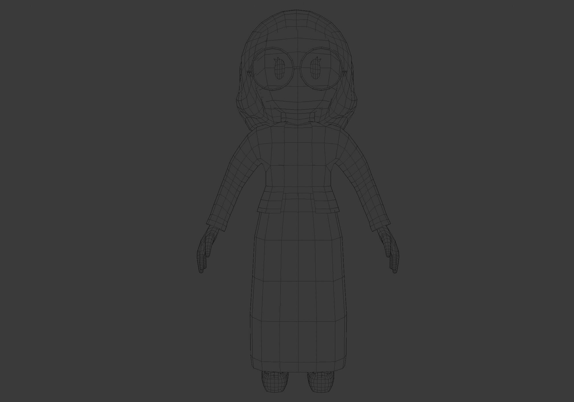 Cartoon Grandma - 3D Model by nickianimations