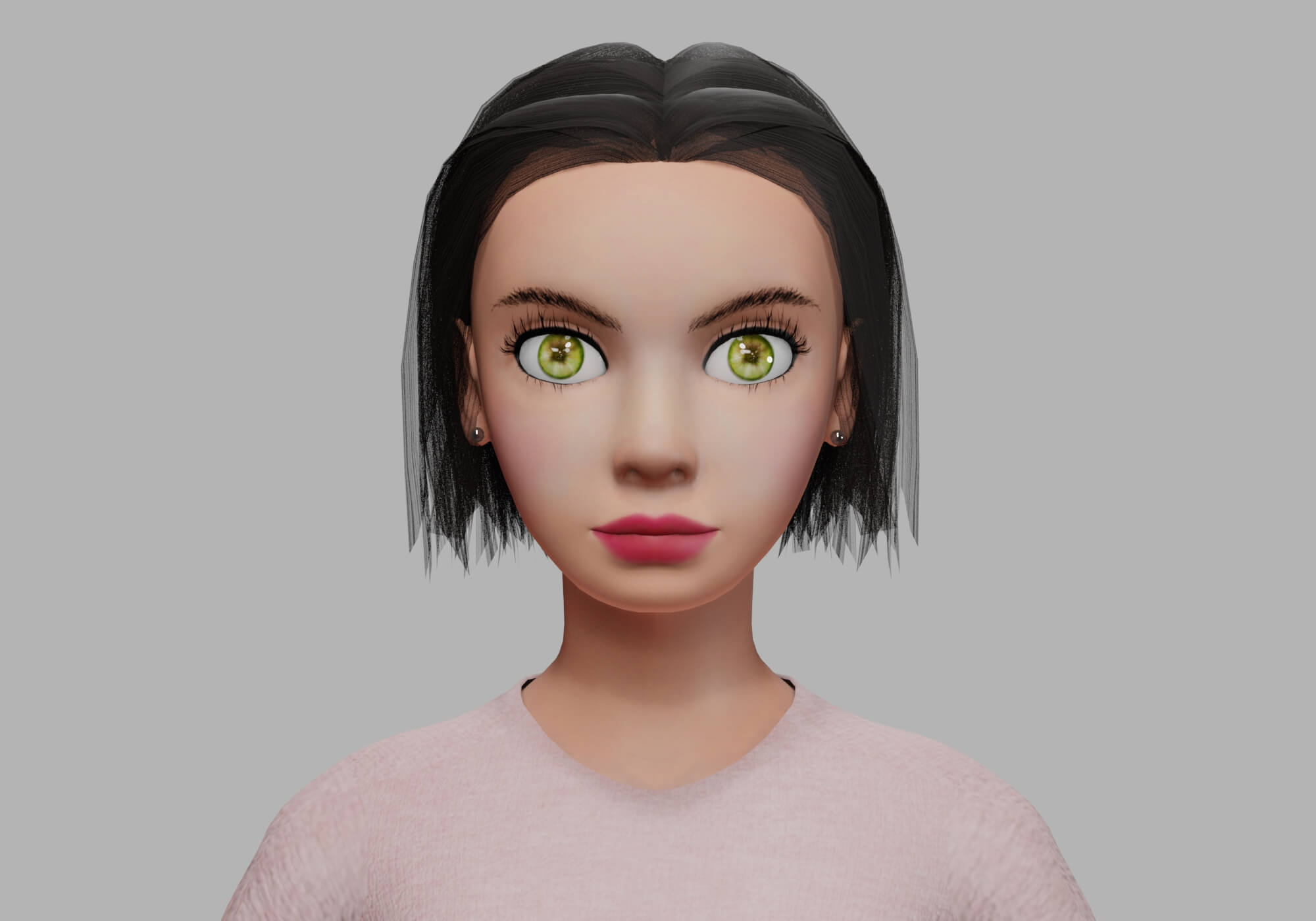 Low Poly Woman V27918 - 3D Model by nickianimations