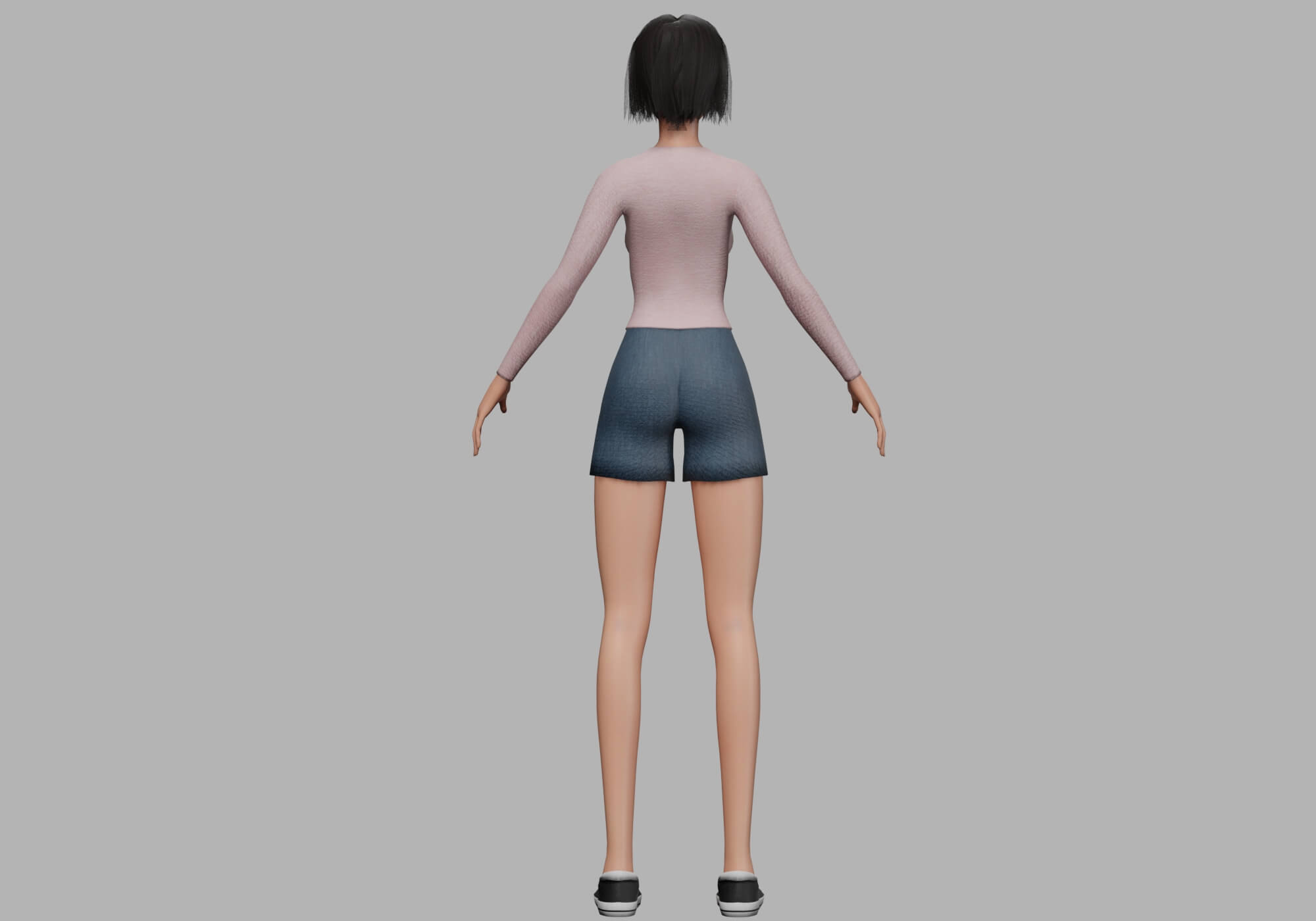 Low Poly Woman V27918 - 3D Model by nickianimations