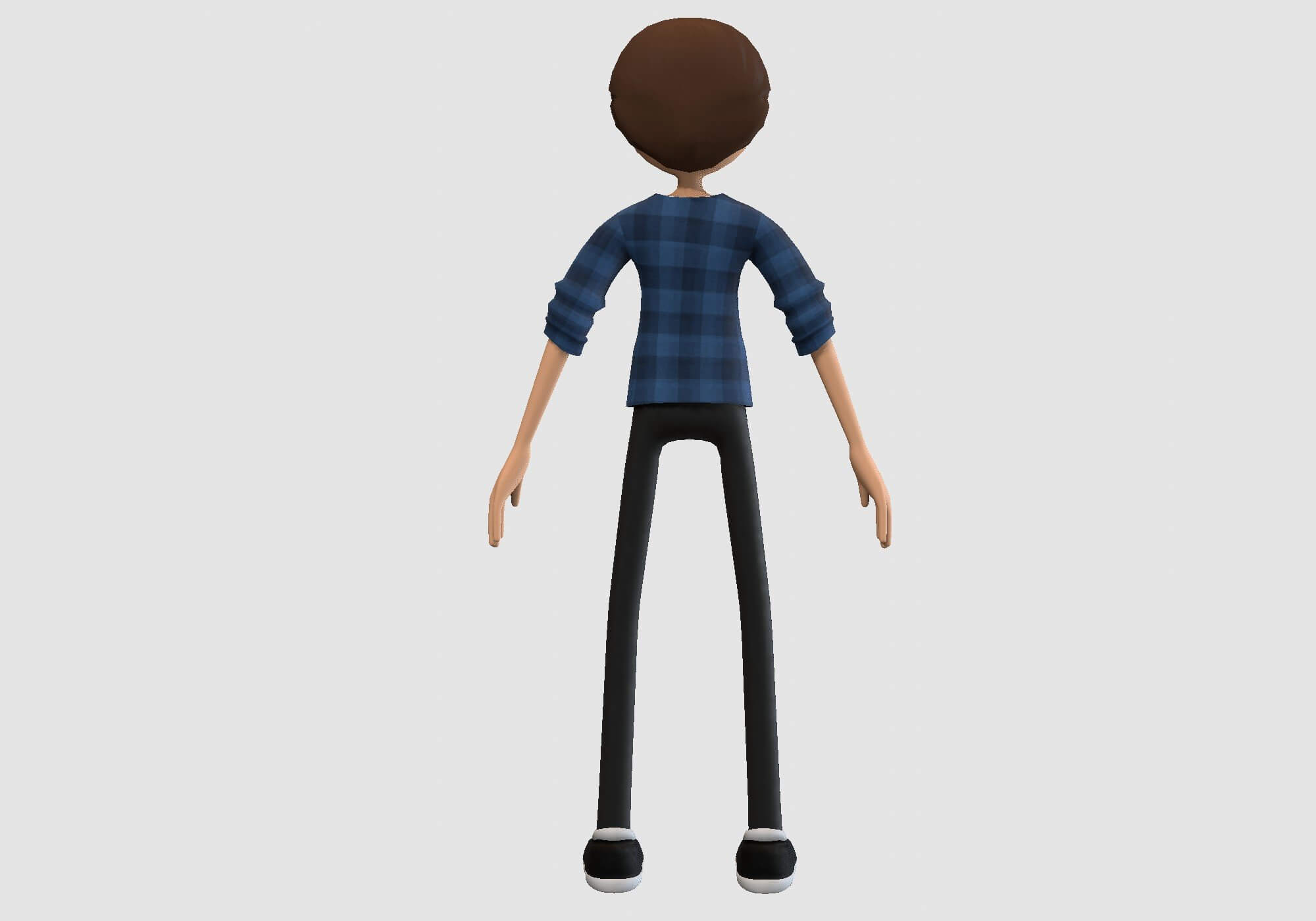 Male Cartoon Boy - 3D Model by nickianimations