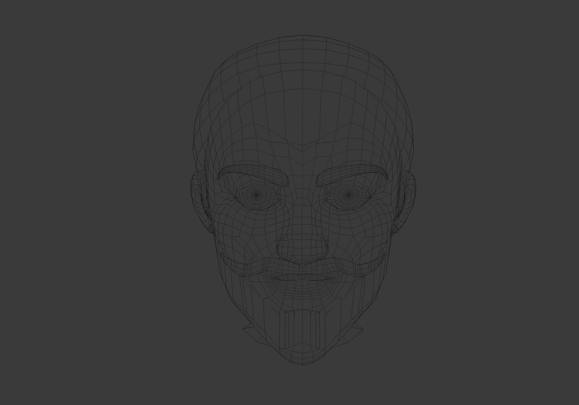 Male Cartoon Head - 3D Model by nickianimations