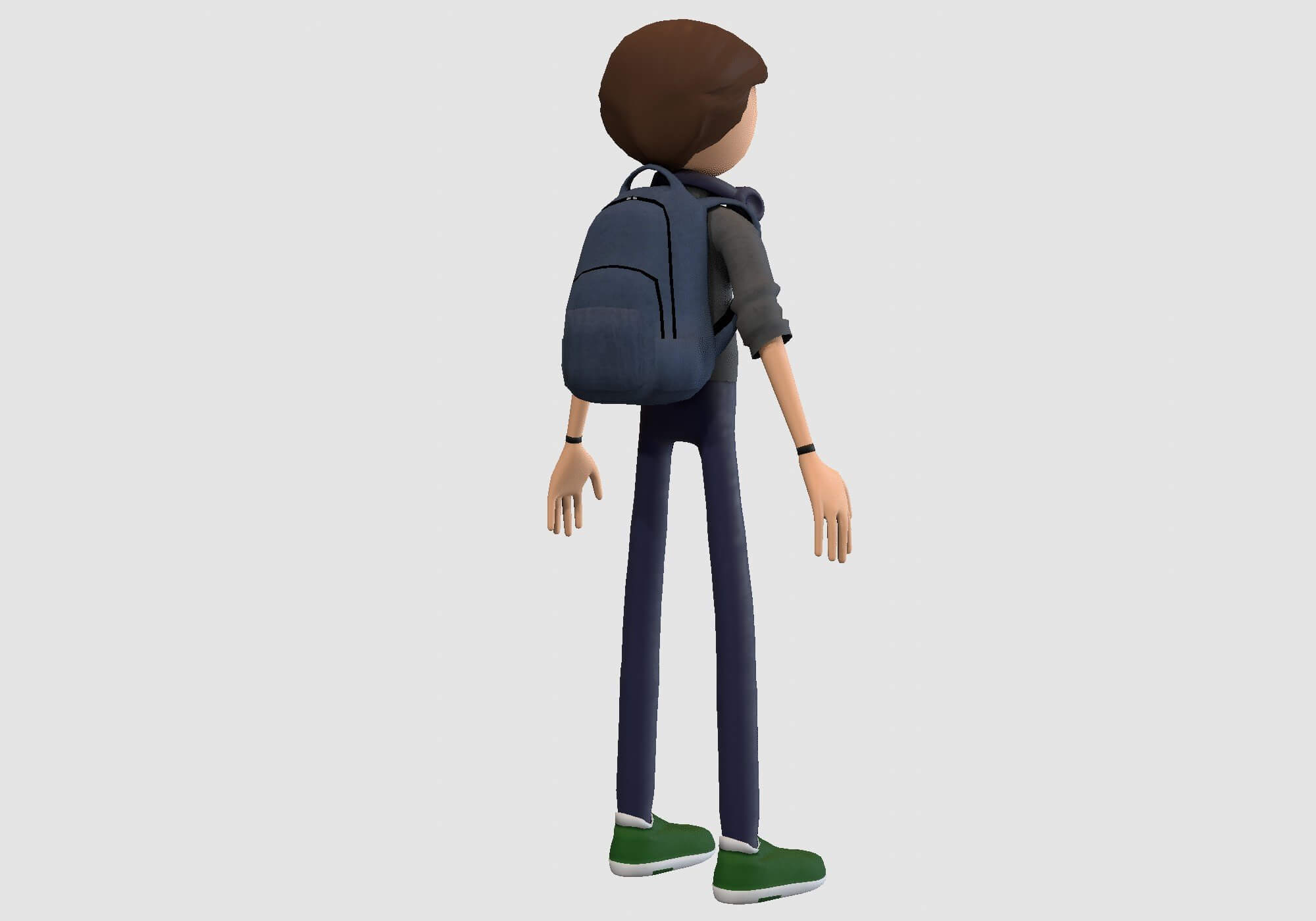 Animated Students Walking