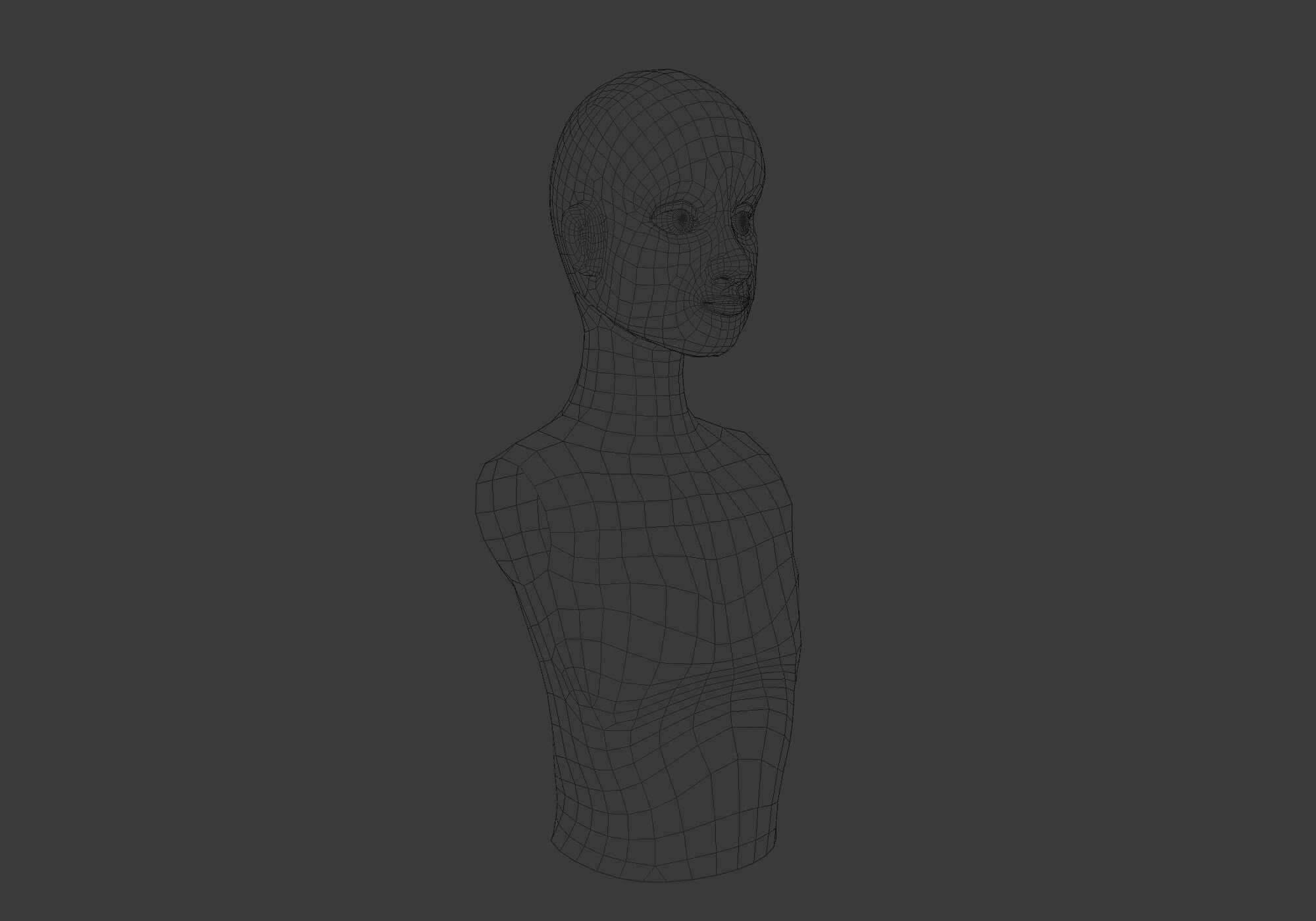 Male Cartoon Torso - 3D Model by nickianimations