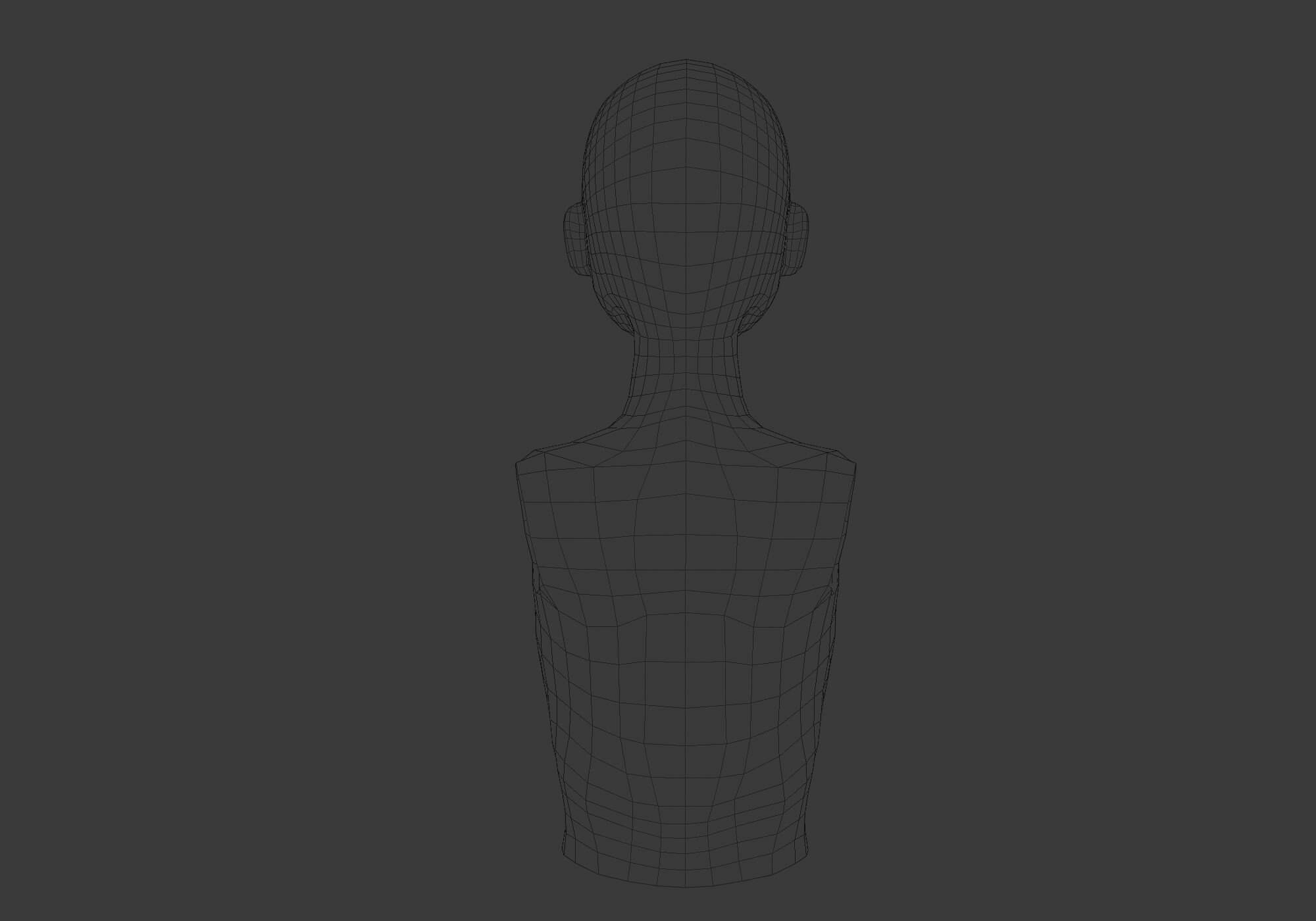 Male Cartoon Torso - 3D Model by nickianimations