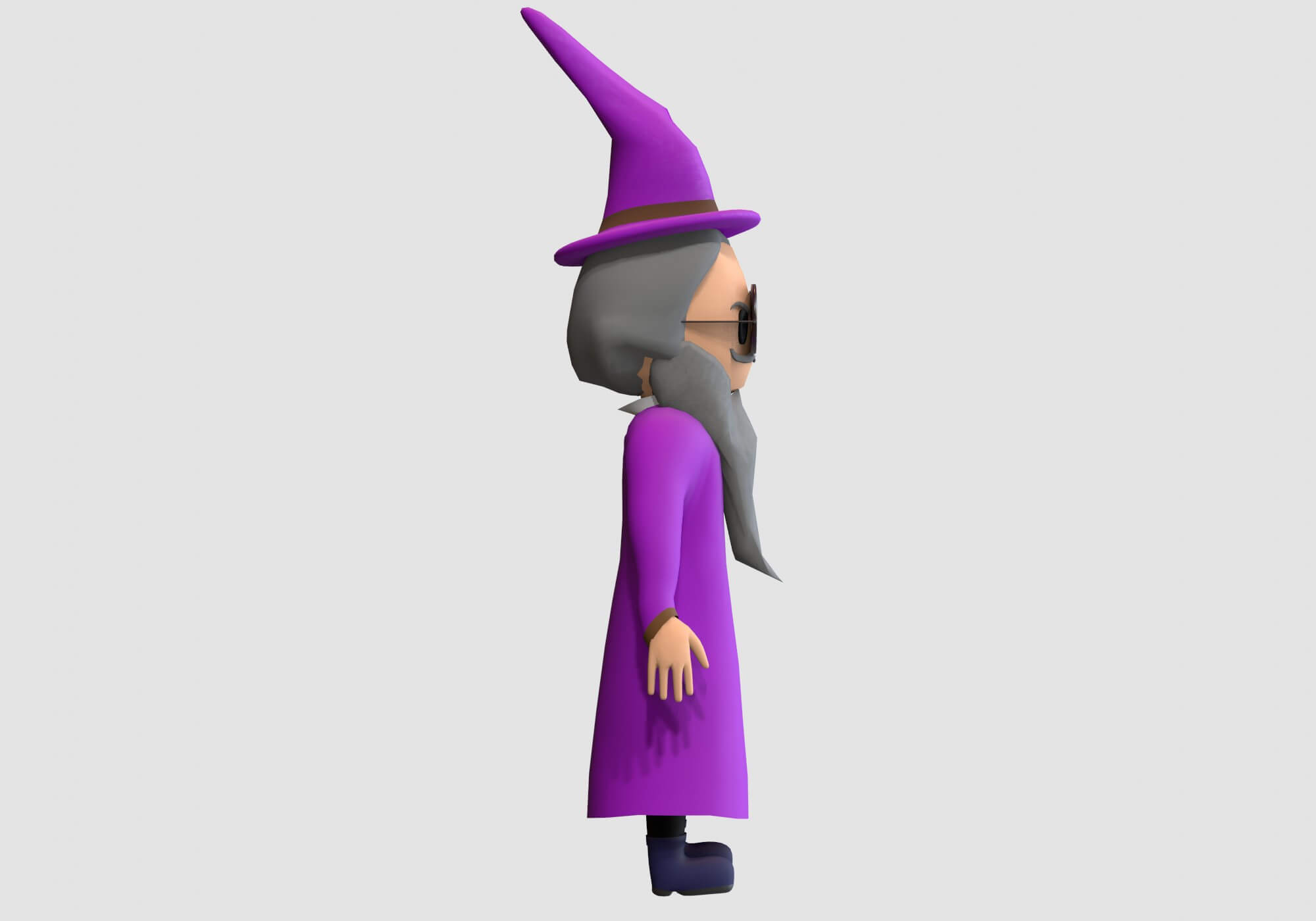 Cartoon Wizard - 3D Model by nickianimations