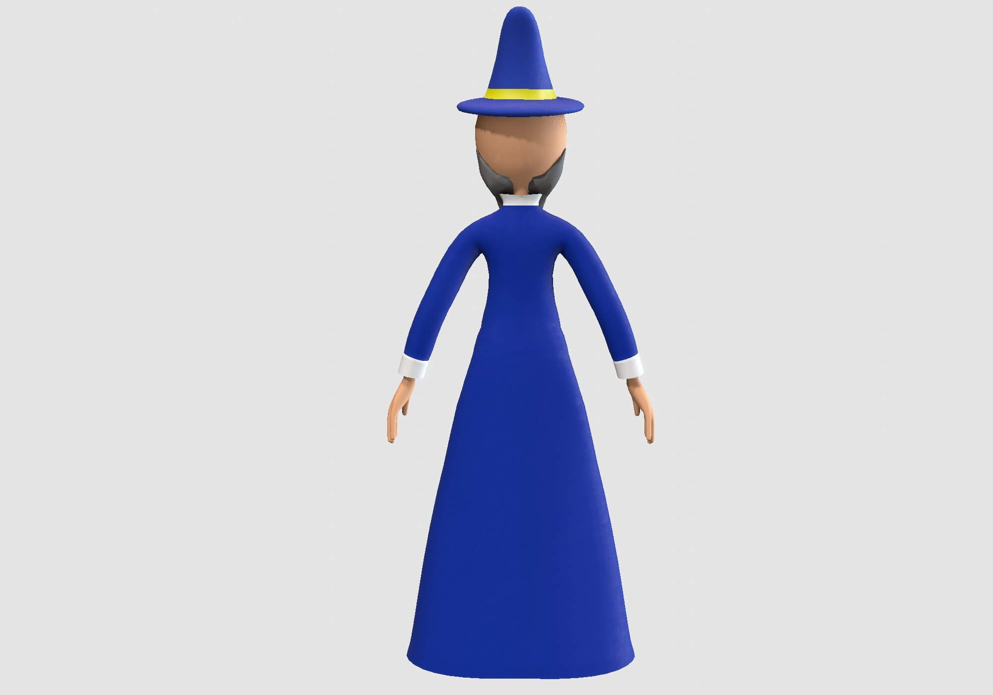 Male Cartoon Wizard - 3D Model by nickianimations
