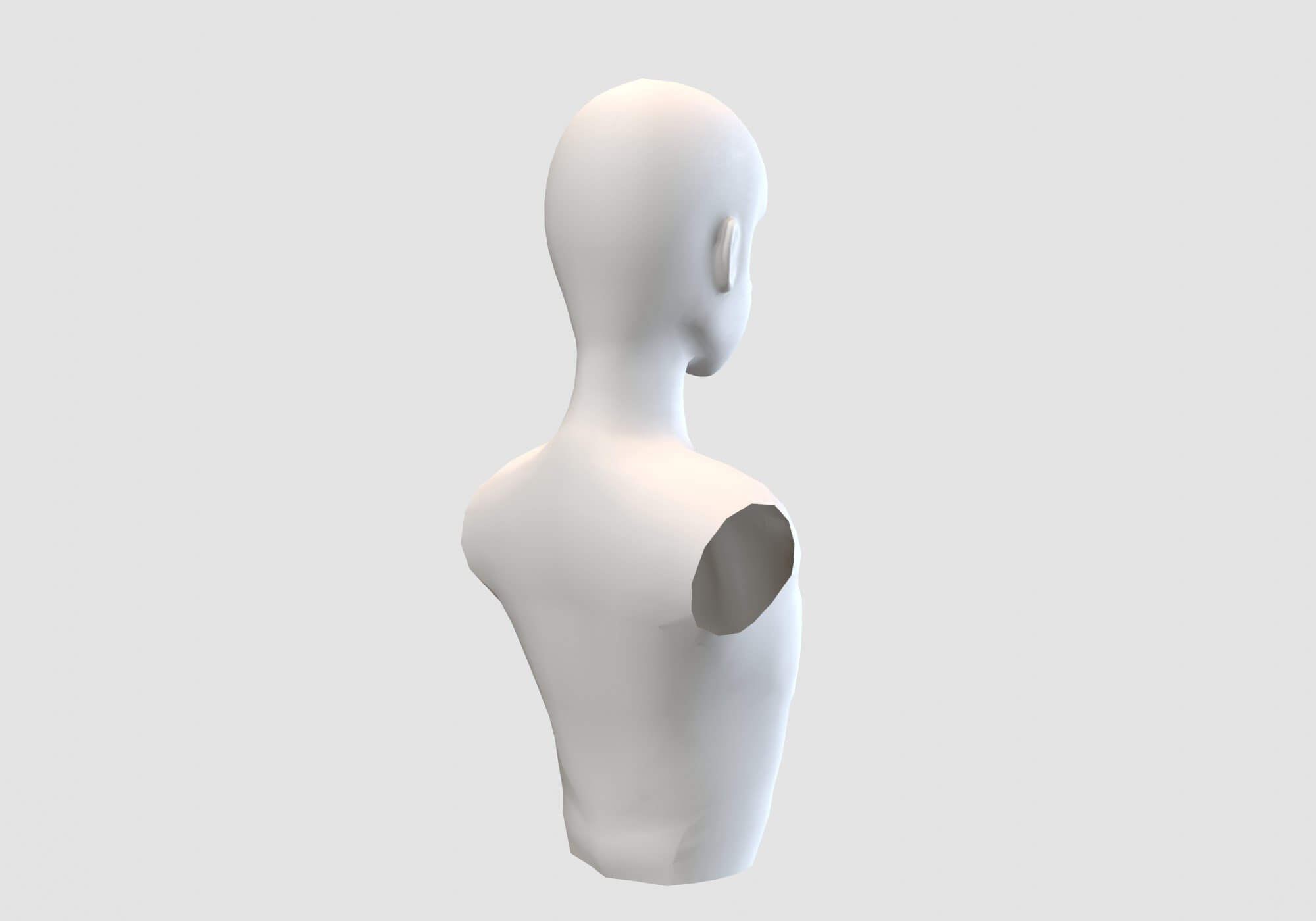 Male Upper Body - 3D Model by nickianimations