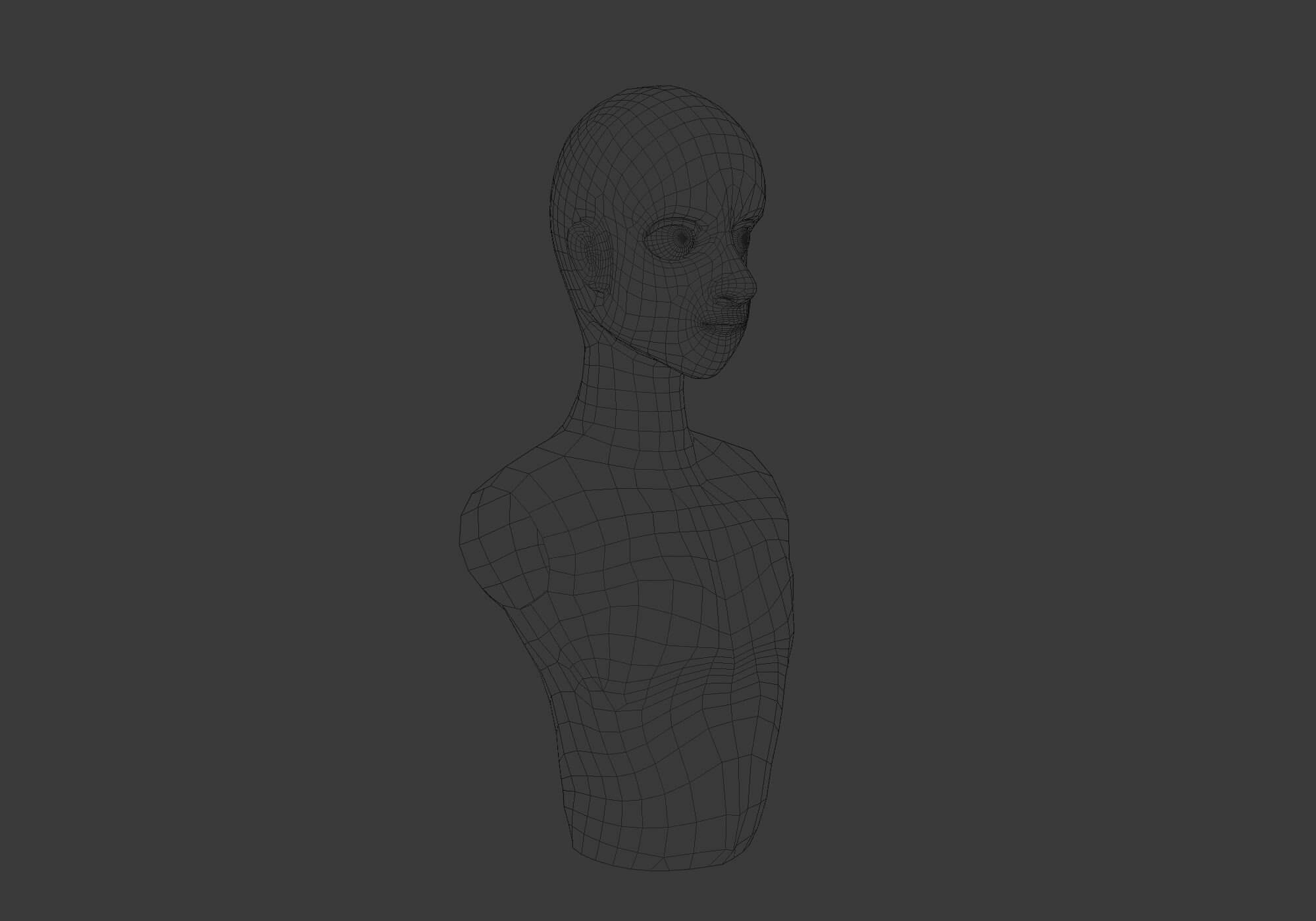 Male Upper Body - 3D Model by nickianimations