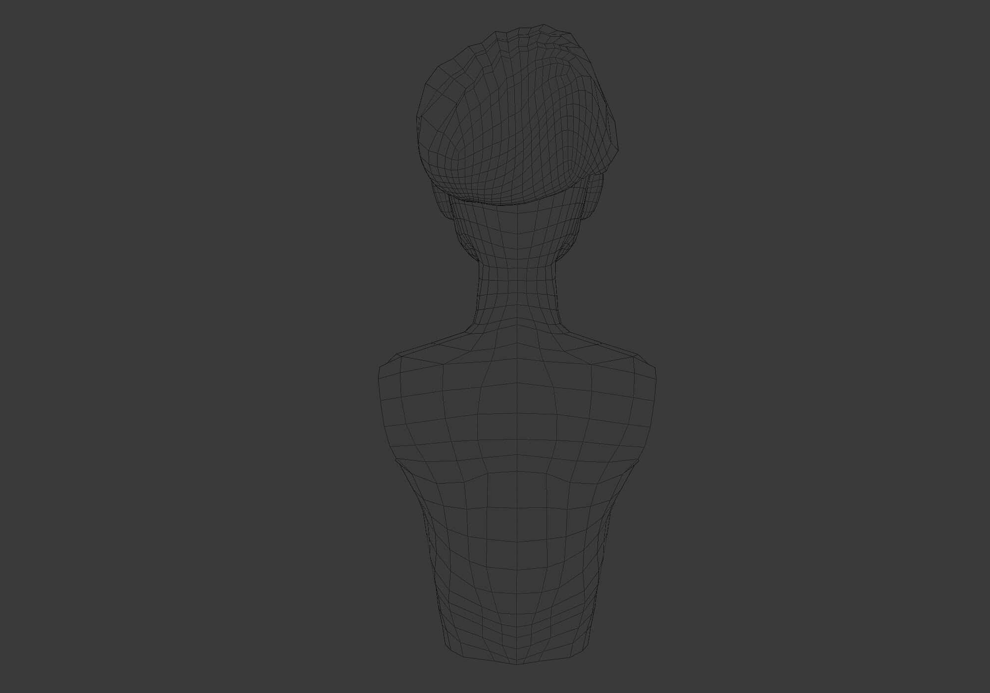 Manly Cartoon Hairstyle - 3D Model by nickianimations