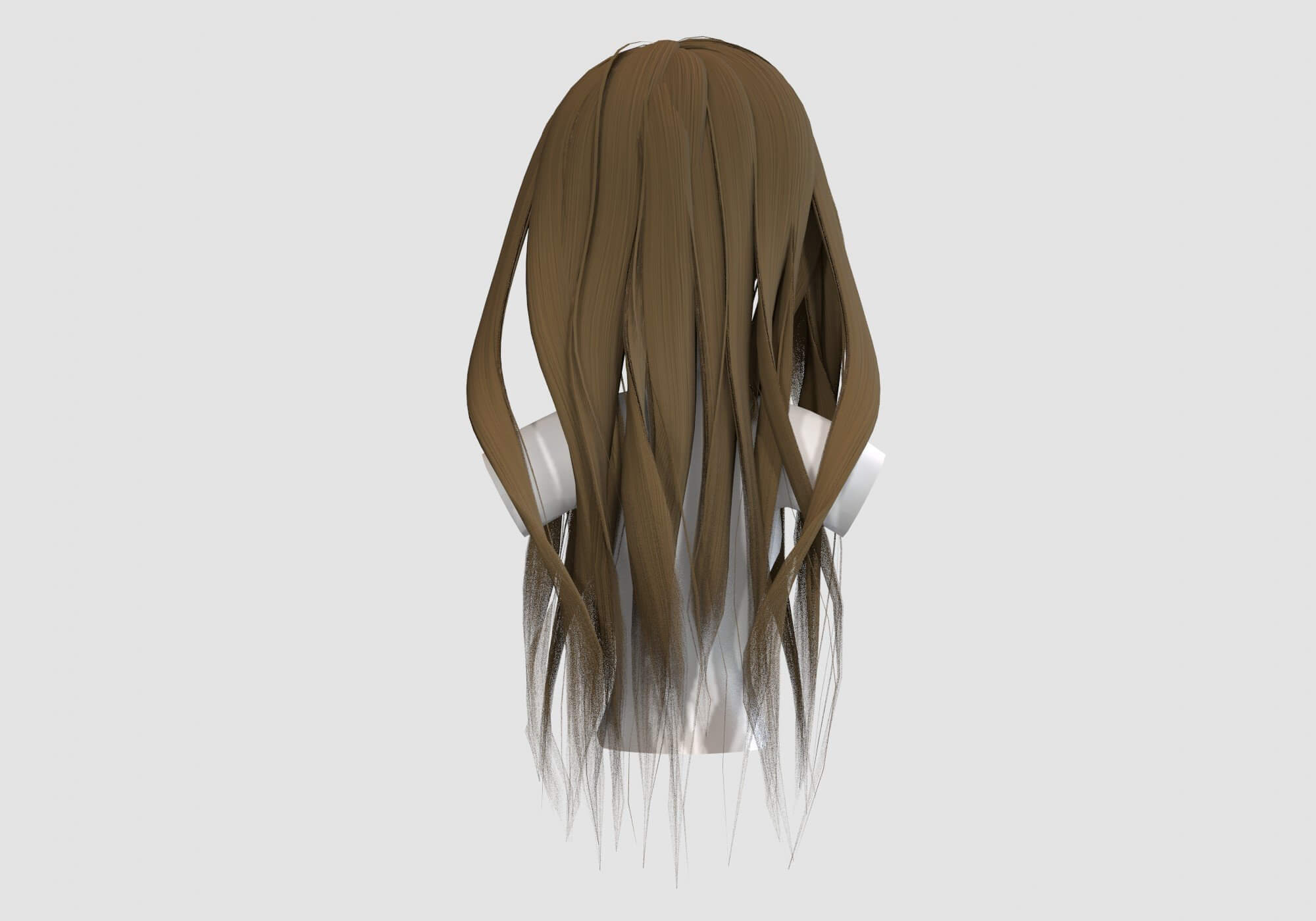 Messy Cartoon Hairstyle - 3D Model by nickianimations