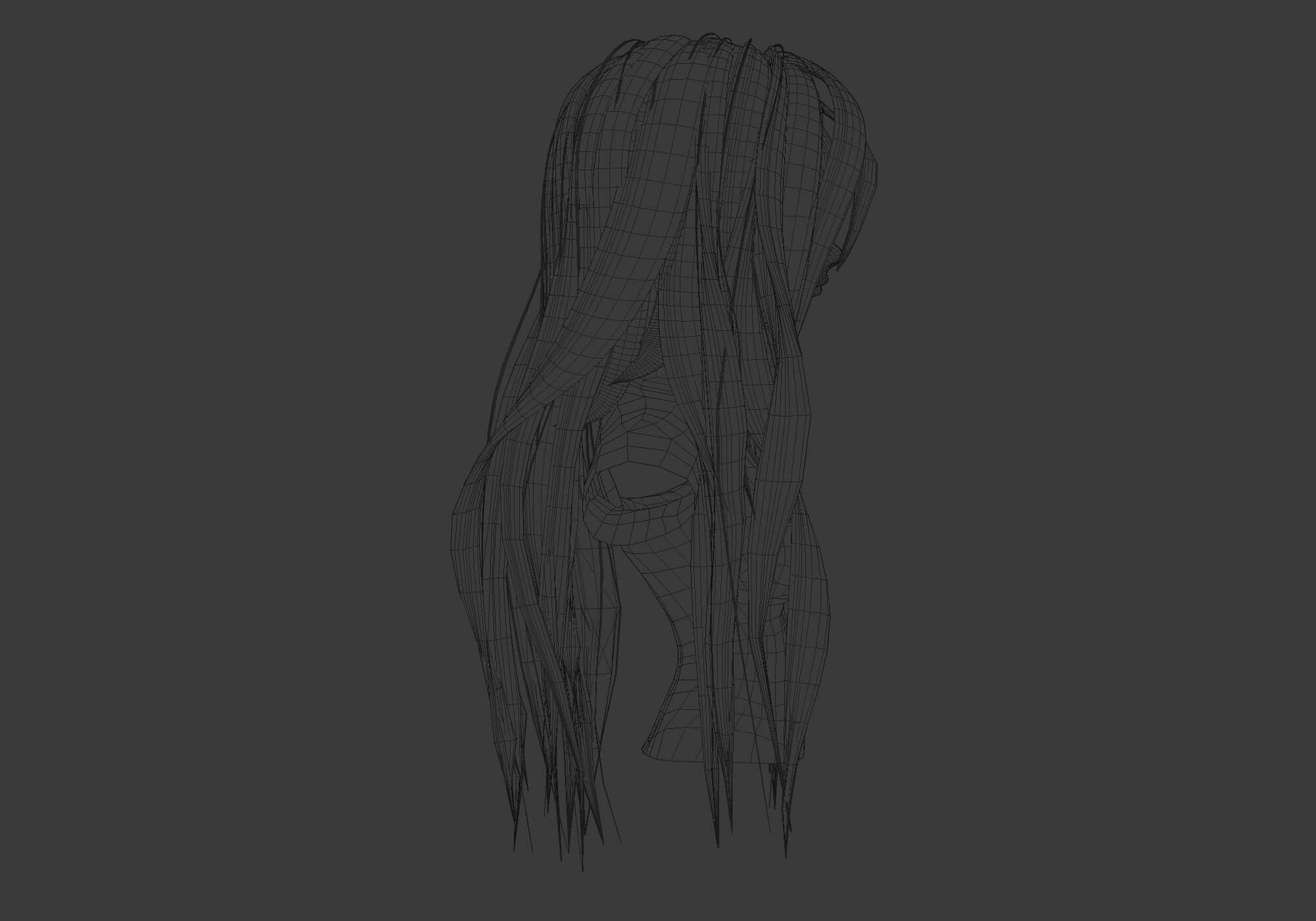 Messy Cartoon Hairstyle - 3D Model by nickianimations