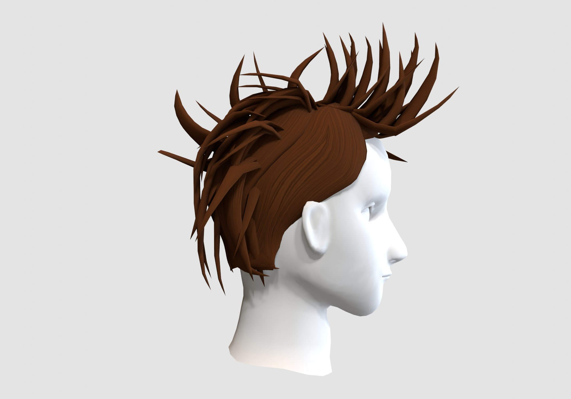 Messy Male Hairstyle - 3D Model by nickianimations
