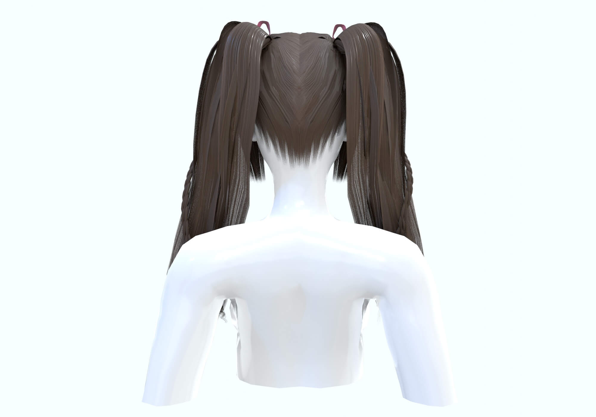 Ponytails Female Hairstyle v41696 - 3D Model by nickianimations