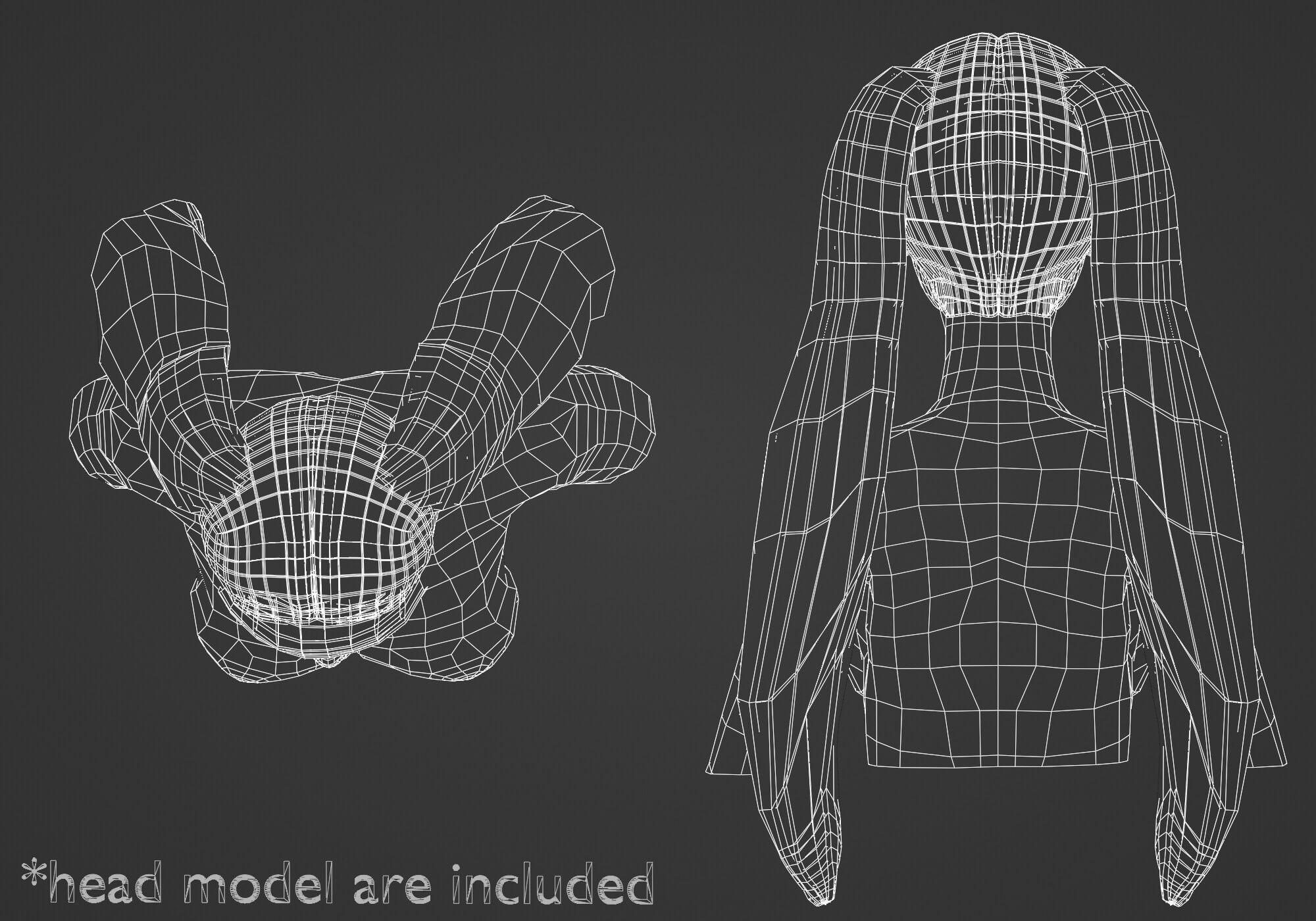 Ponytails Tight Hairstyle V6590 - 3D Model by nickianimations