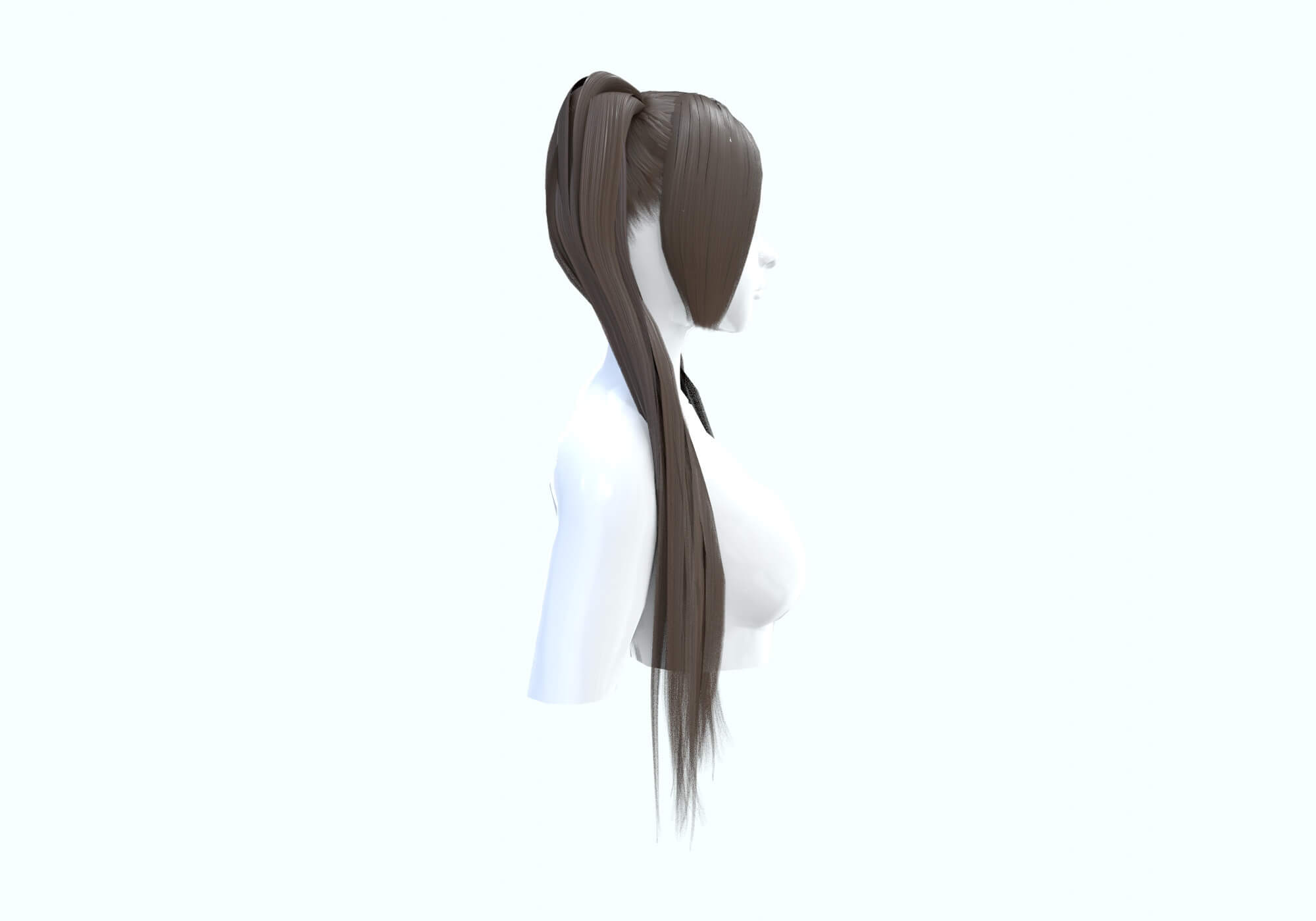 Ponytails Two Hairstyle v23871 - 3D Model by nickianimations