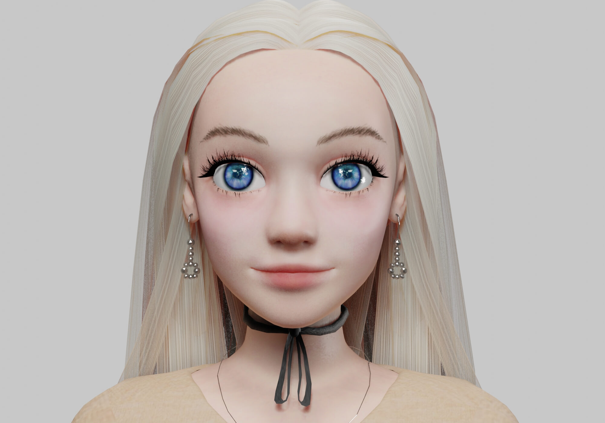 Pretty Basic Woman V32073 - 3D Model by nickianimations