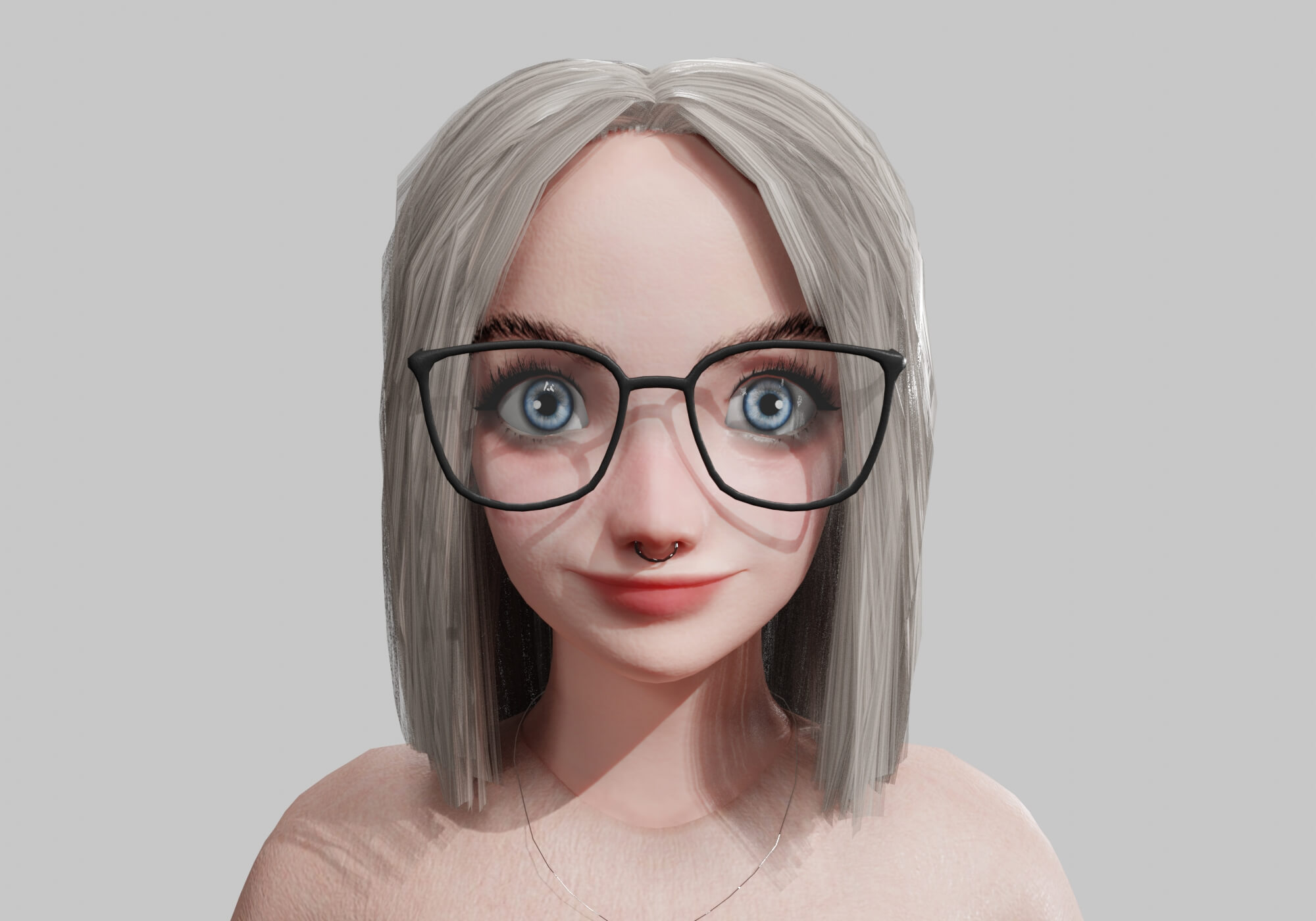 Pretty Basic Woman V32664 - 3D Model by nickianimations