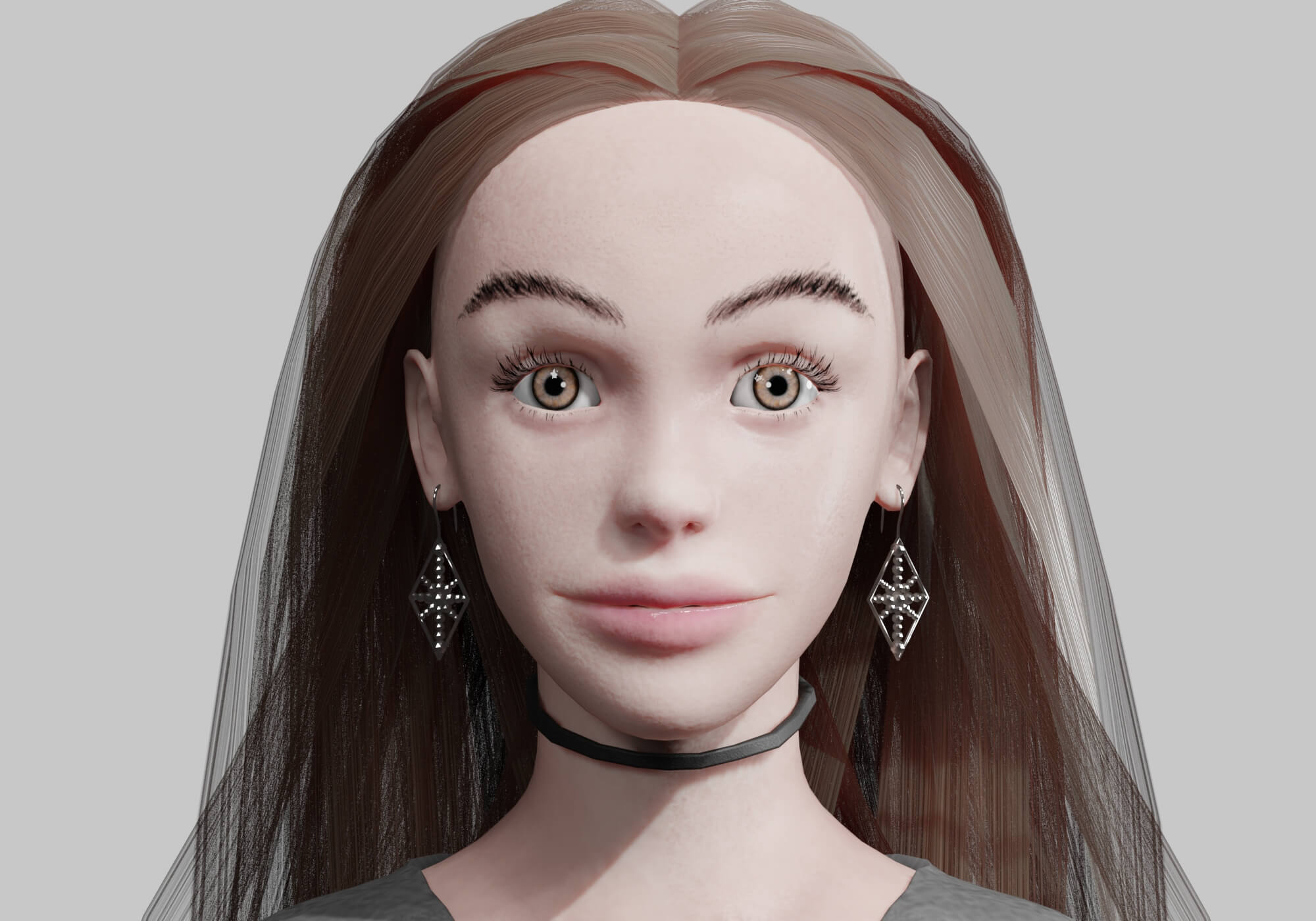 Pretty Basic Woman V36069 - 3D Model by nickianimations