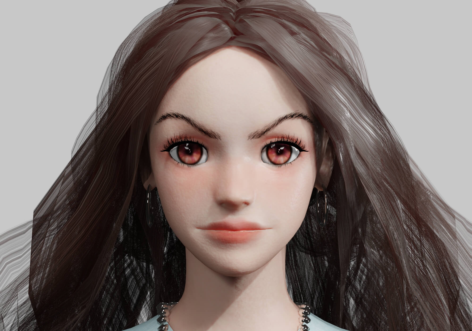 Pretty Basic Woman V36844 - 3D Model by nickianimations